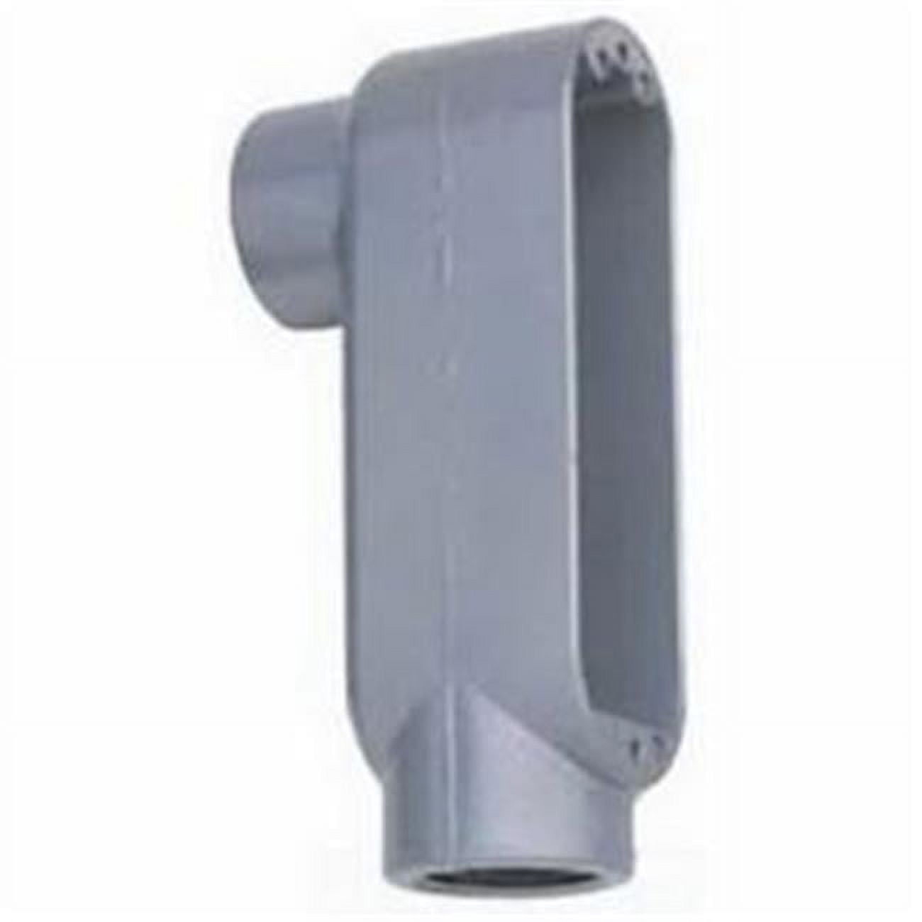 BWF 602-CGV Conduit Body, 1 in Hub, Threaded, Aluminum, Gray - Walmart.com
