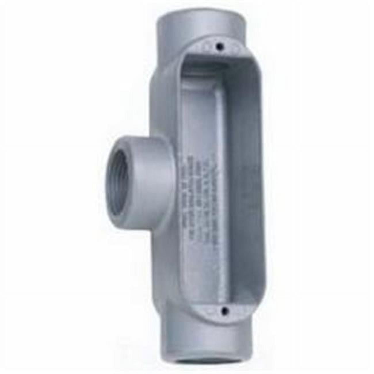 BWF 700-CGV Conduit Body, 3 -Hub, 1/2 in Hub, Threaded, Aluminum, Gray ...