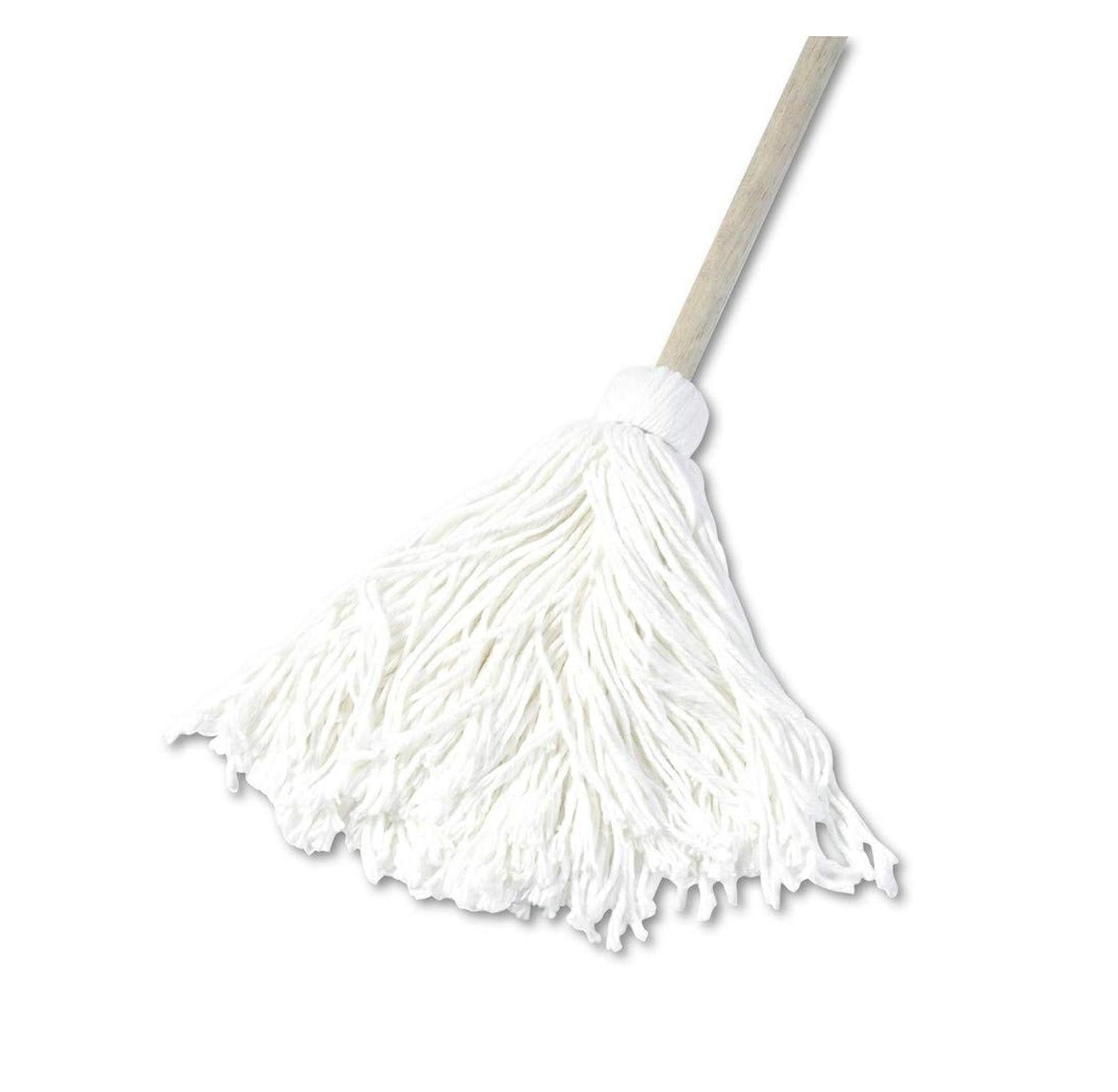 BWK116R 16 oz. Rayon Fiber Head Deck Mop with Wooden Handle (6/Carton ...