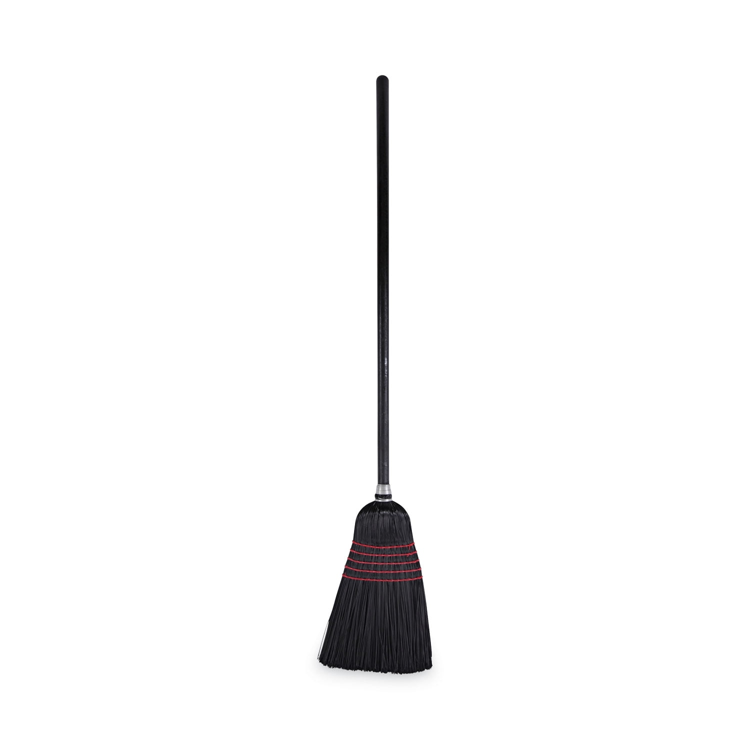 Boardwalk Flagged Tip Poly Bristle Janitor Brooms, 10 x 58.5, Wood ...