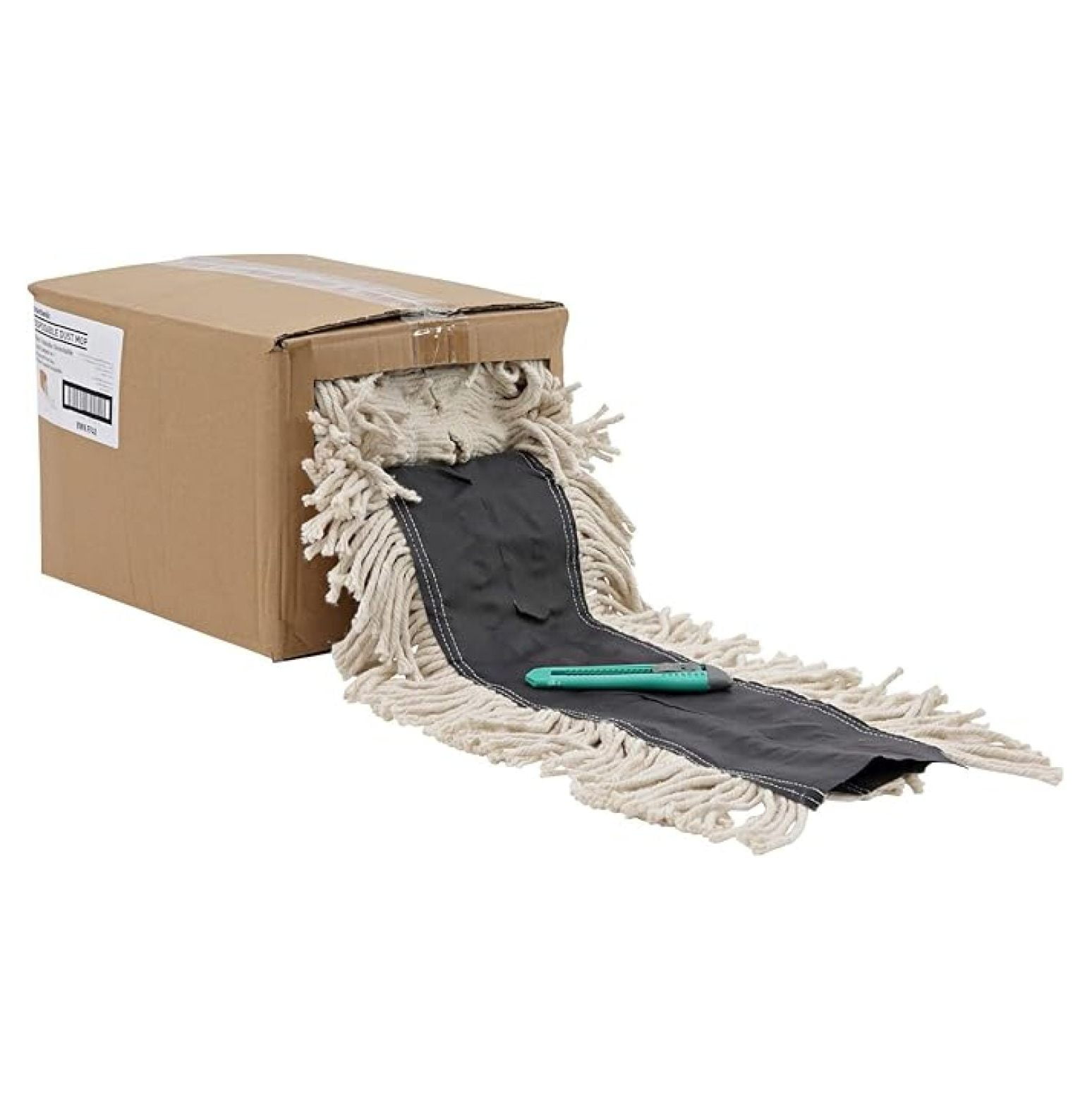 BWKFF40 5 in. Flash Forty Disposable Cotton Dustmop - Natural - Walmart.com