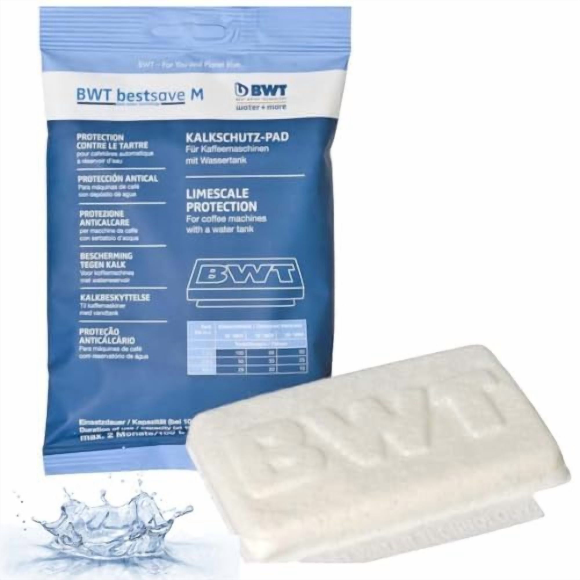 BWT Bestsave M Limescale Protection Pad for Coffee and Espresso ...