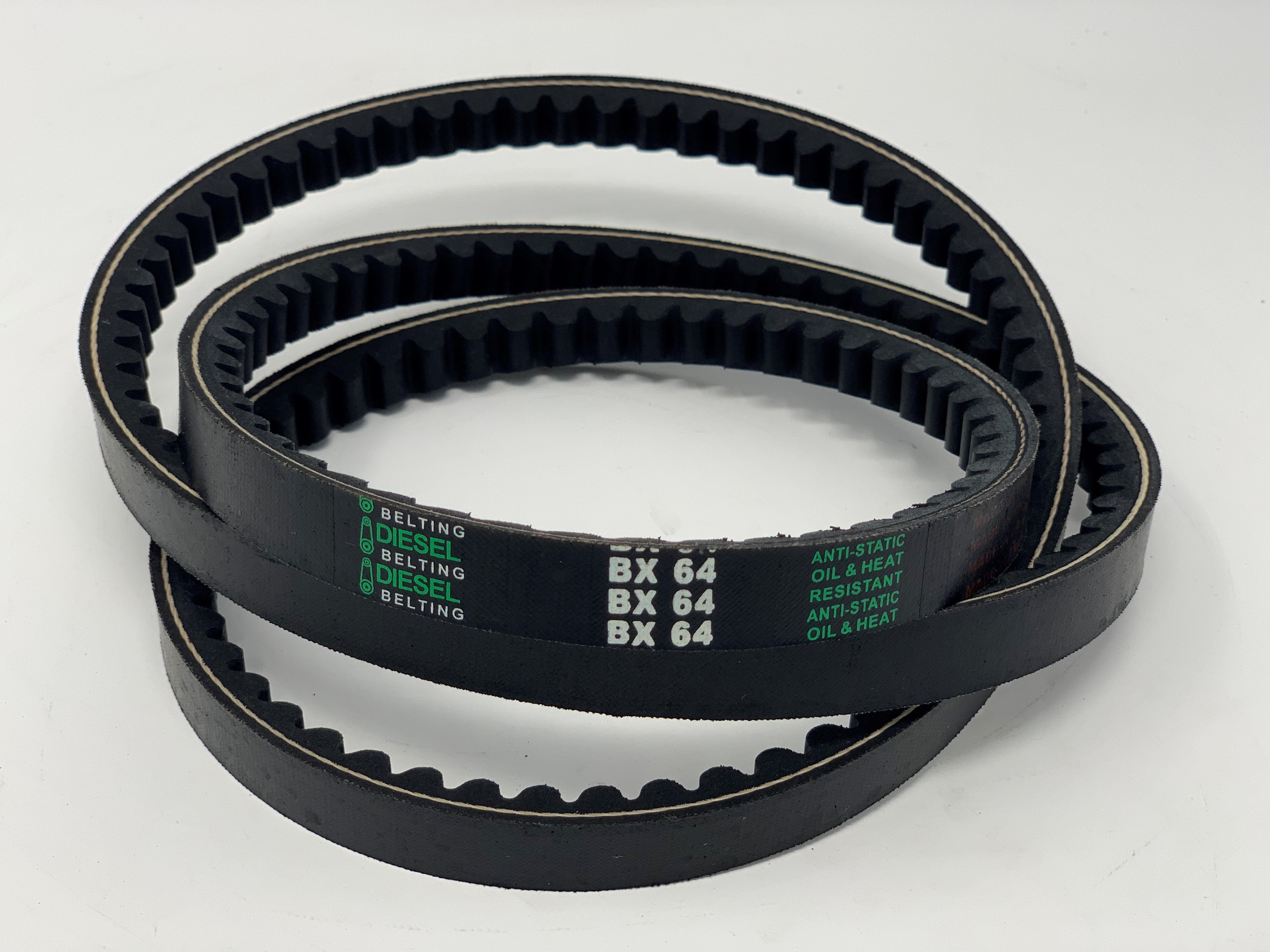BX64 Classic Cogged V-Belt 21/32 x 67in Outside Circumference - Walmart.com