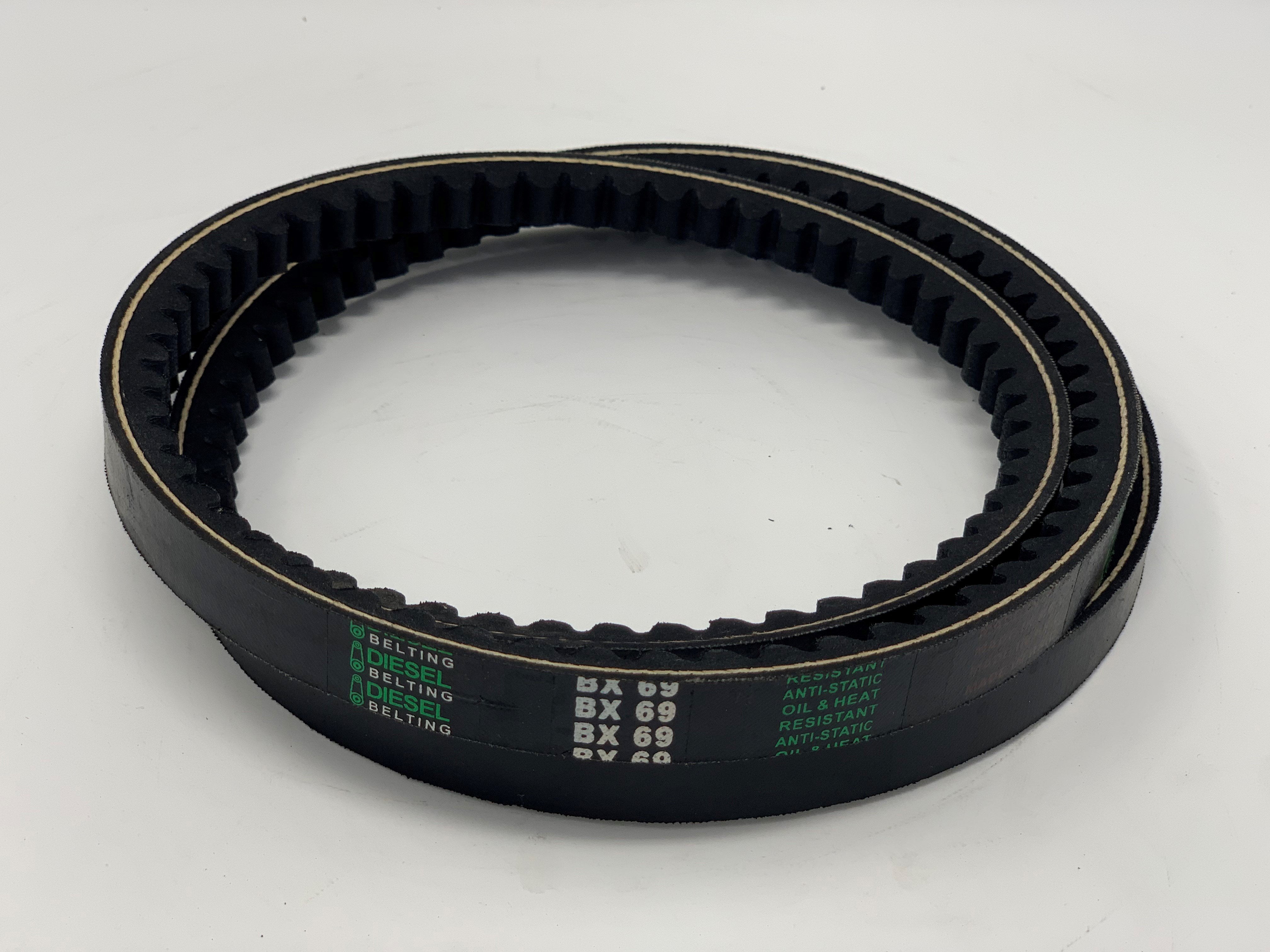 BX69 Classic Cogged V-Belt 21/32 x 72in Outside Circumference - Walmart.com