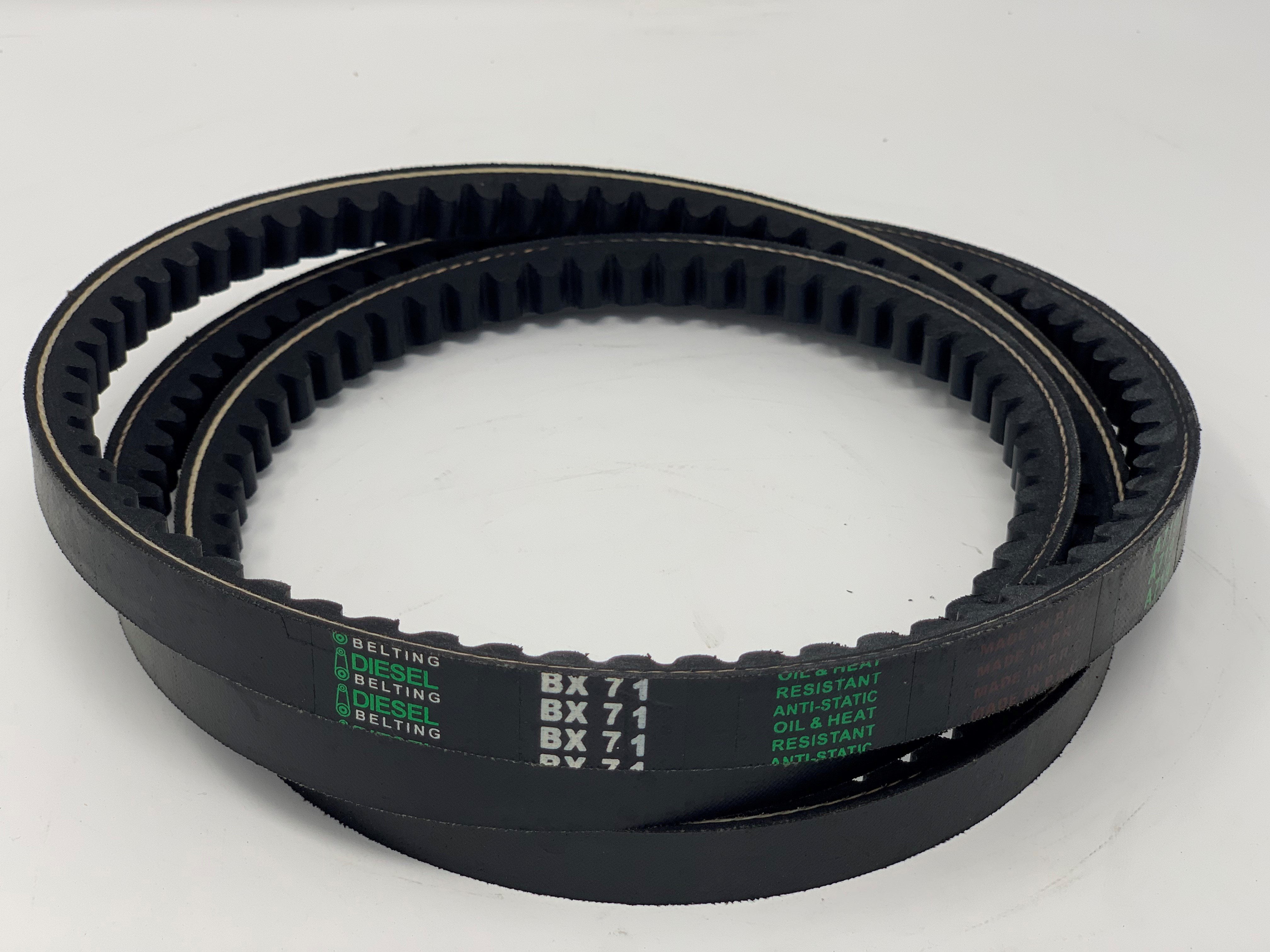 BX71 Classic Cogged V-Belt 21/32 x 74in Outside Circumference - Walmart.com