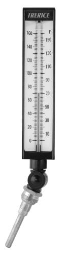 BX9140308 Adjustable Angle Industrial Thermometer, 9" case, 3.5 ...