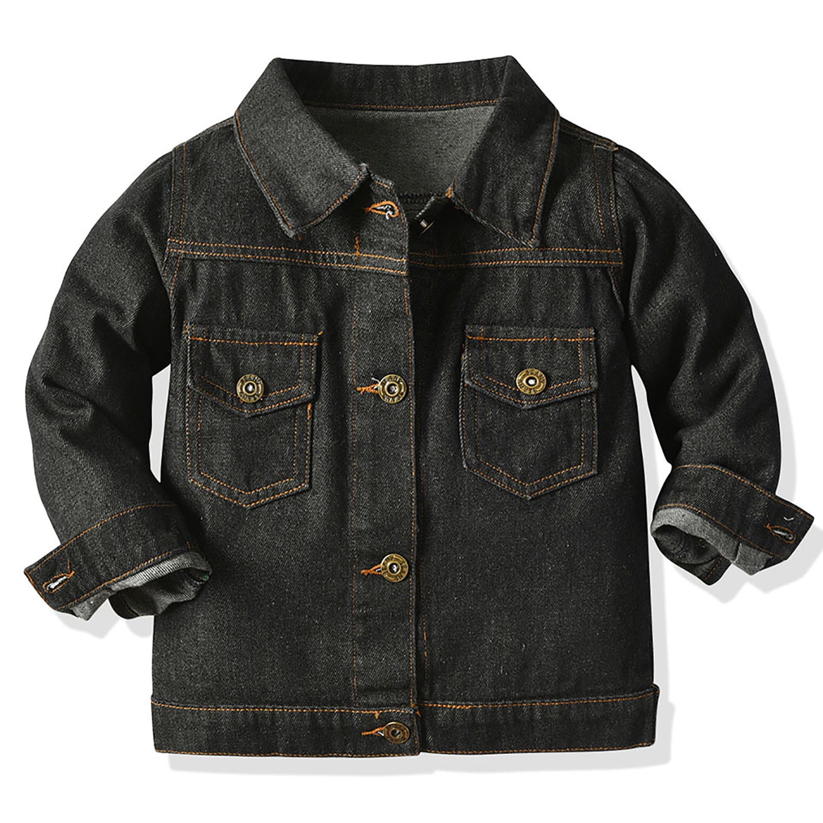 BXINGOHAI Fashion Boys and Girls Denim Jacket Four Seasons Jacket Retro ...