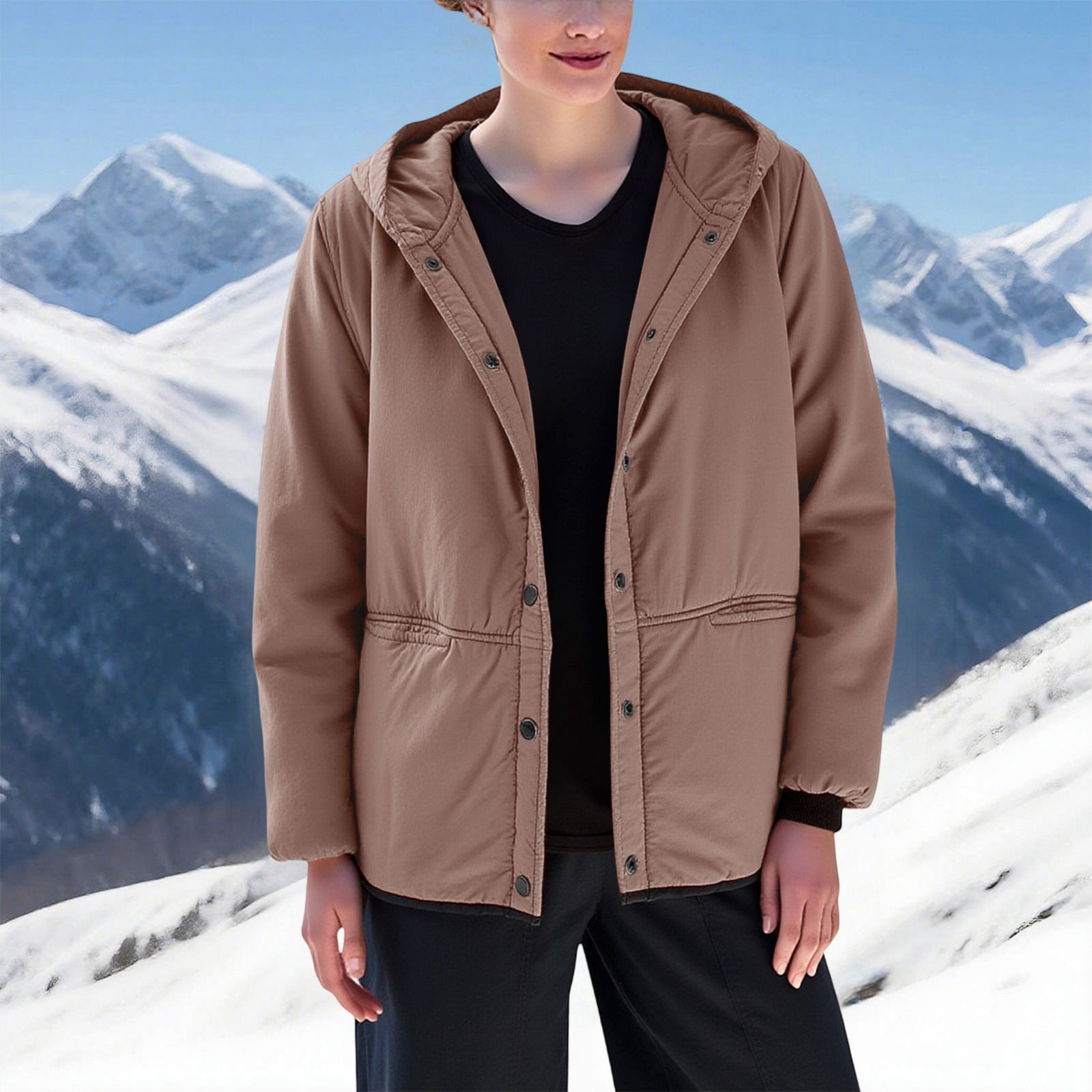 BXINGOHAI Long Jackets for Women Fashion Winter Coat for Women Business ...