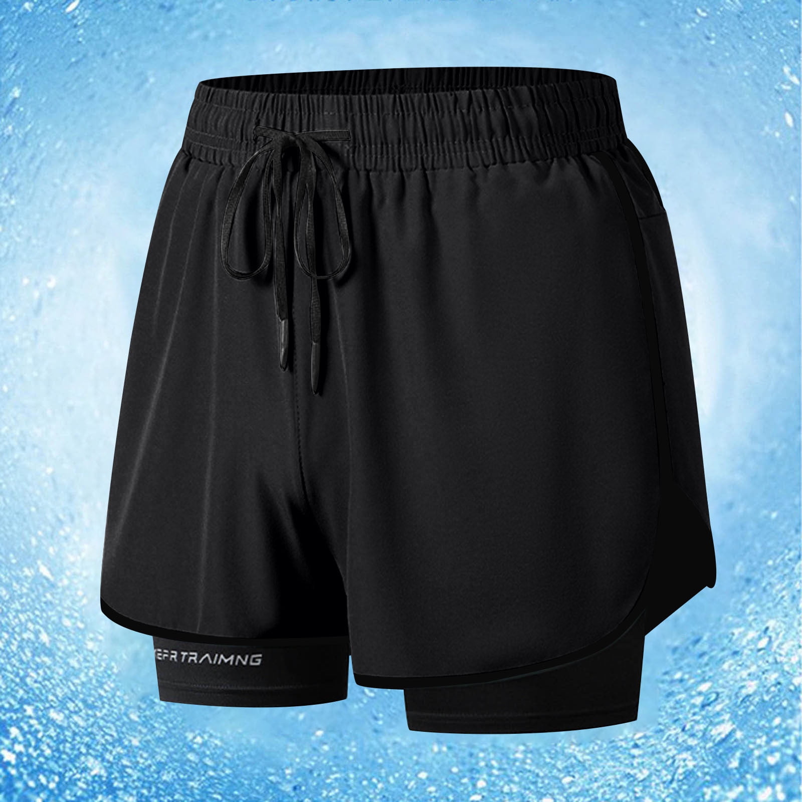 BXINGOHAI Men's 5" Running Shorts with Compression Liner Pockets ...
