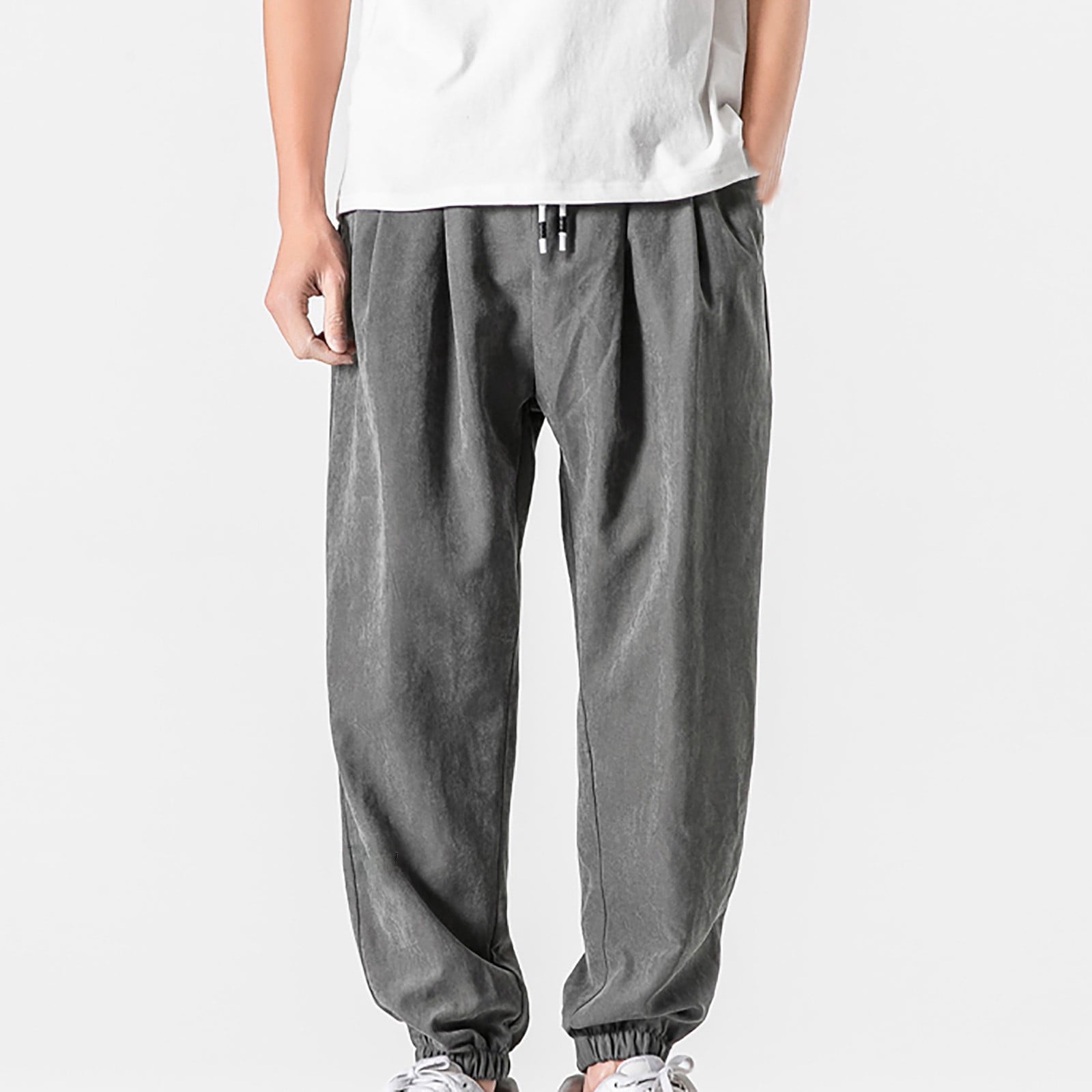 BXINGOHAI Men's Lightweight Sweatpants Open Bottom Sweat Pants for Men ...