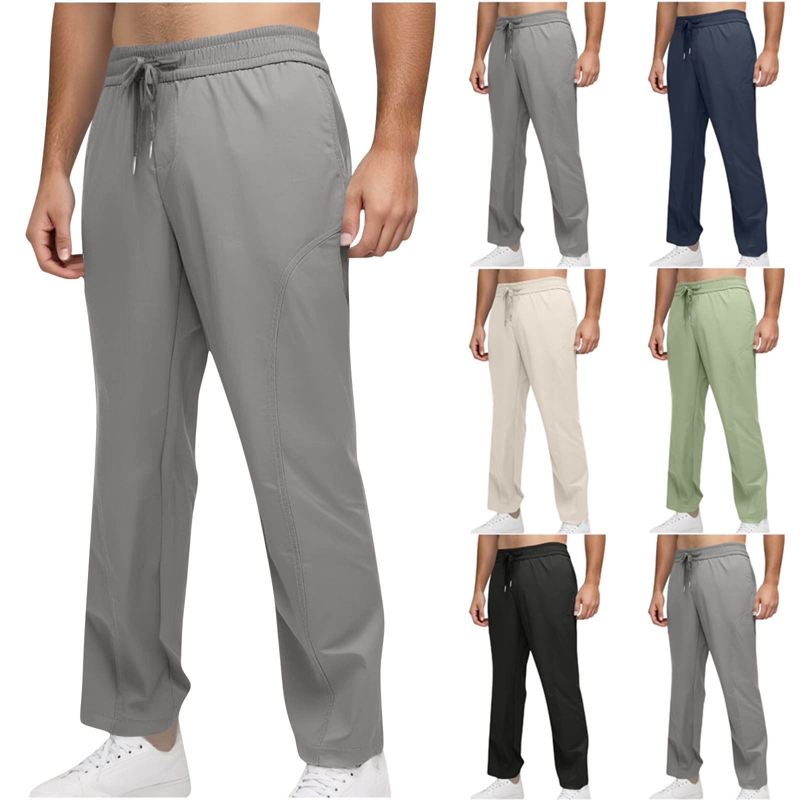 BXINGOHAI Men's Rain Pants Waterproof Pants Windproof Lightweight ...