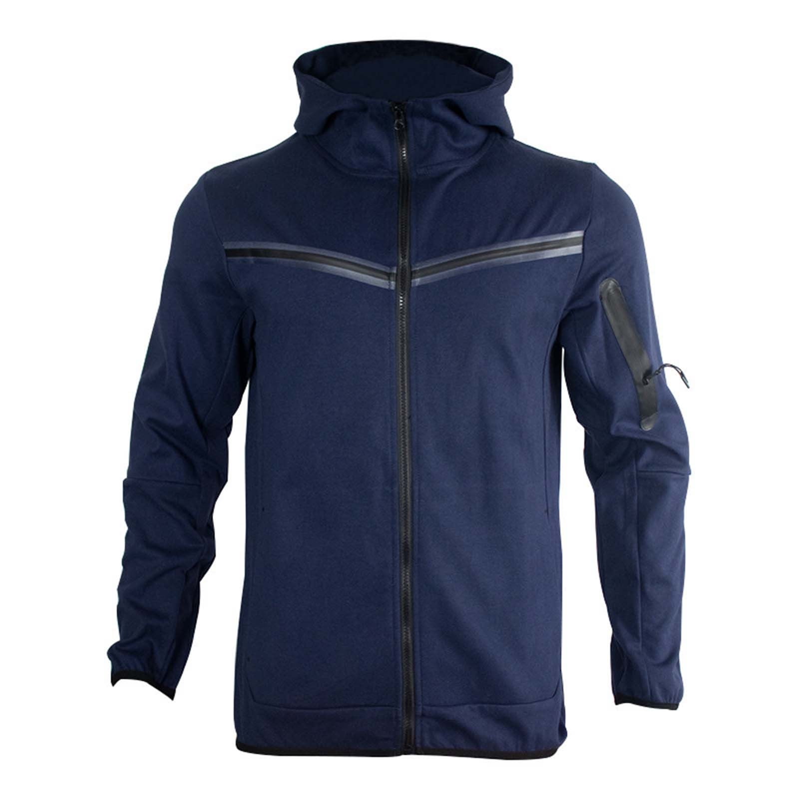 BXINGOHAI Mens Full Zip Sweatshirt Cotton Hoodie Sweat Shirts Classic ...