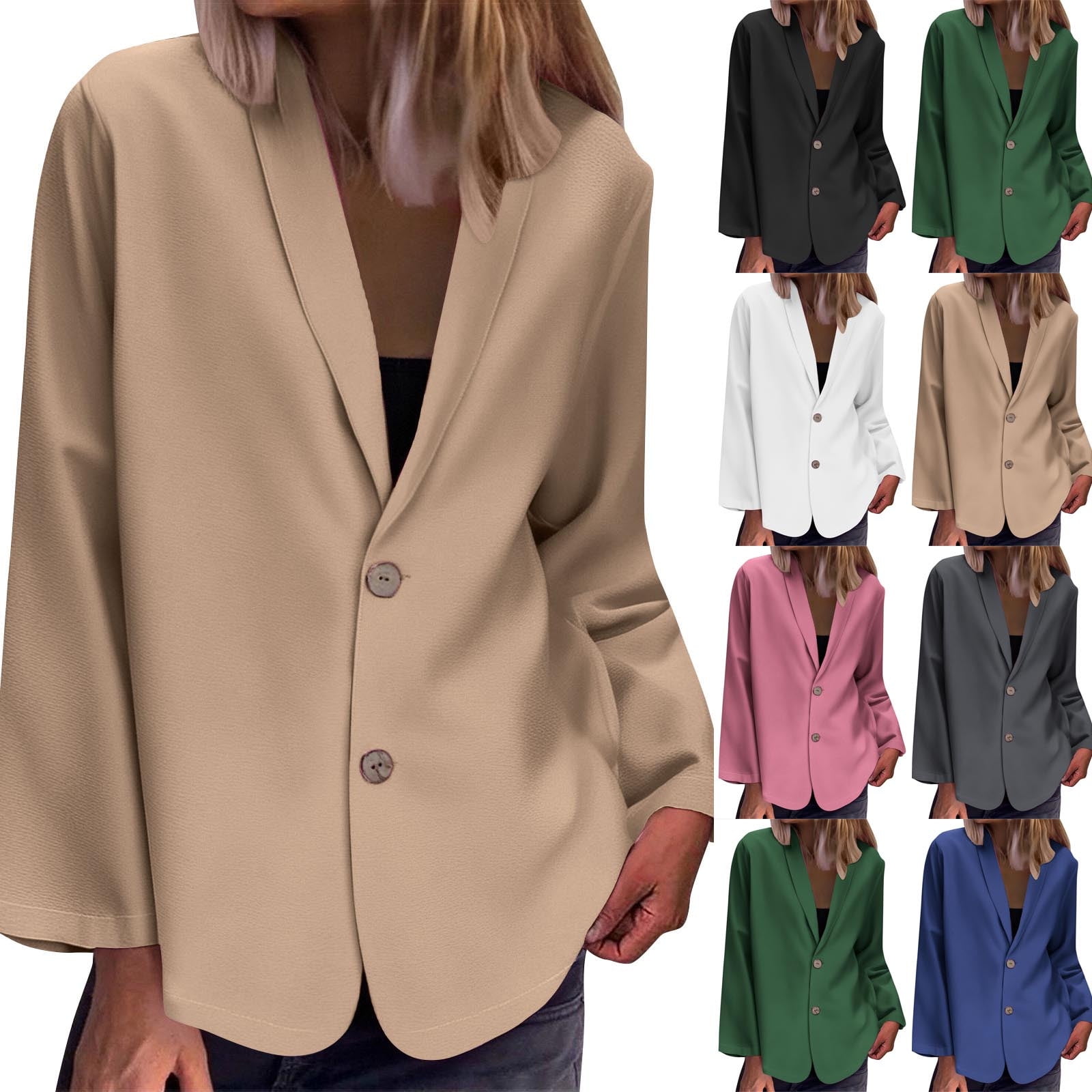BXINGOHAI Women's Cardigan Sweaters Dressy Casual Open Front Soft ...