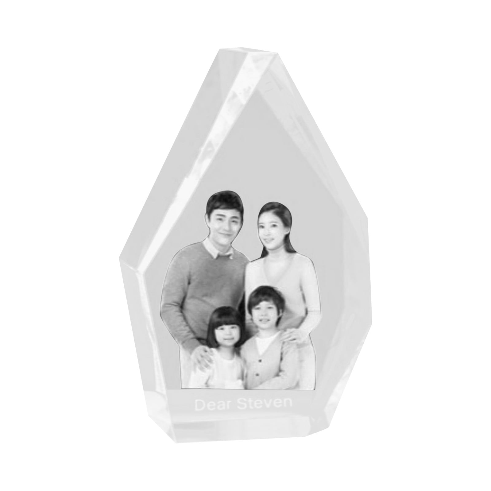 BXIRSM 3D Crystal Photo Engraving Transparent DIY Engraving Craft ...