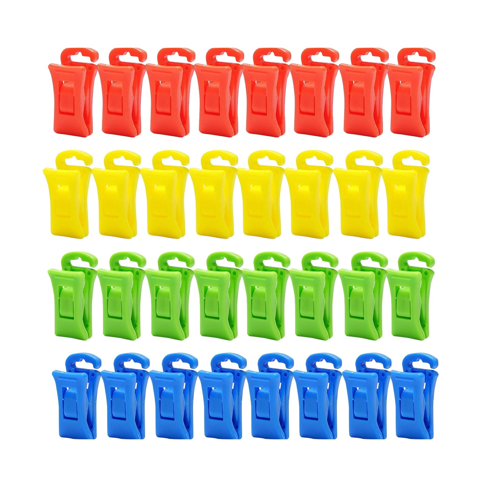BXIRSM 60pcs Sock Clips, Colorful Sock Clips, Non-slip Sock Clips With ...
