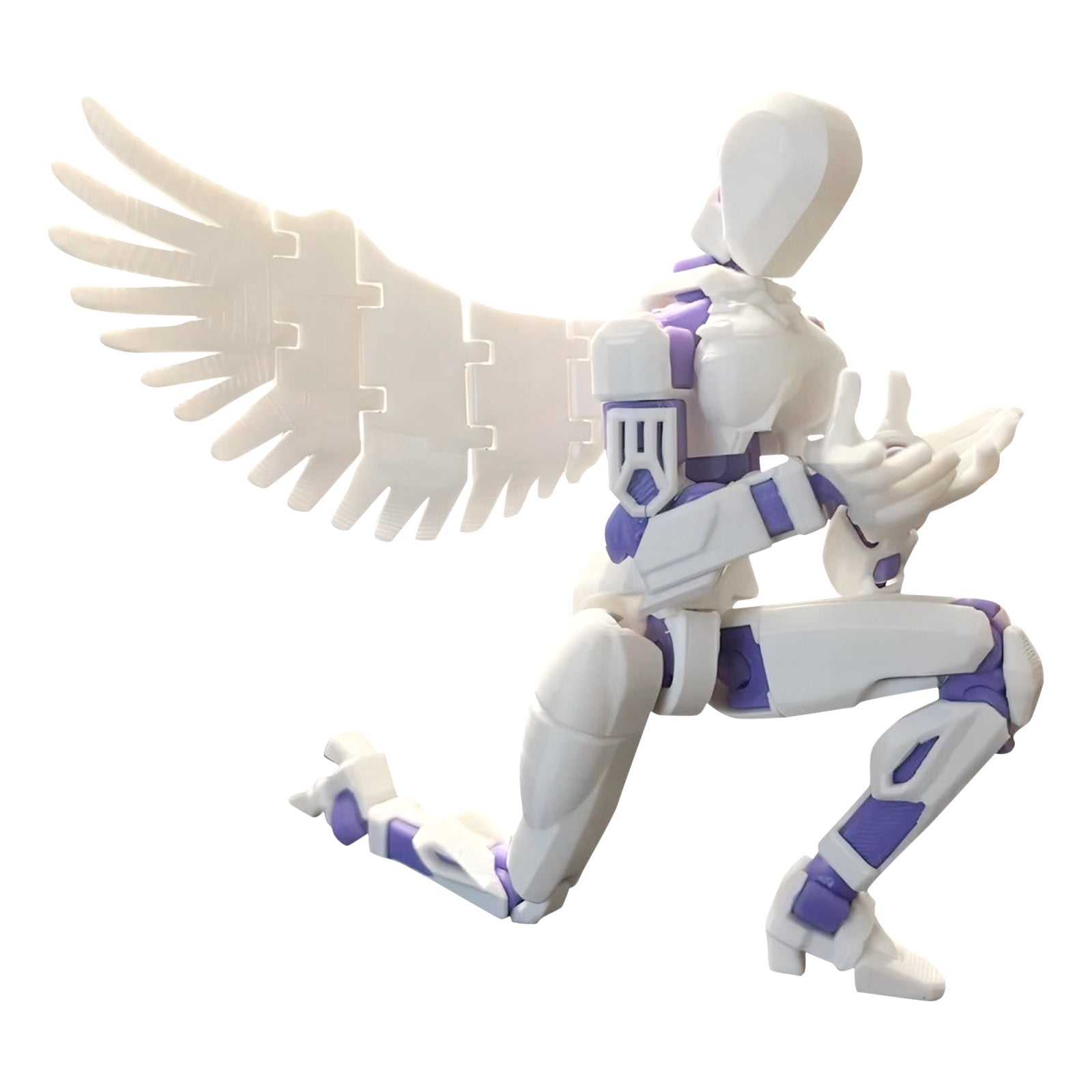 BXIRSM Articulated Action Figure with Detachable Wings Poseable ...