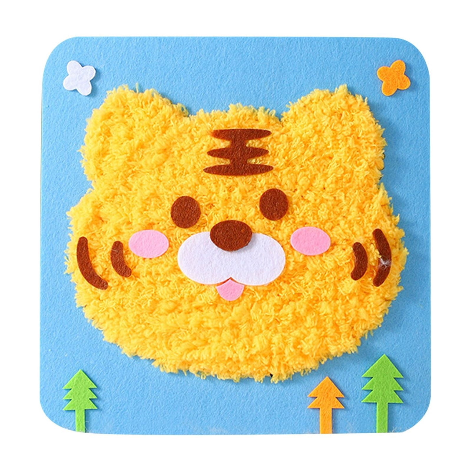 BXIRSM Children's Handmade DIY Sewing Cartoon Material Puzzle Toy ...