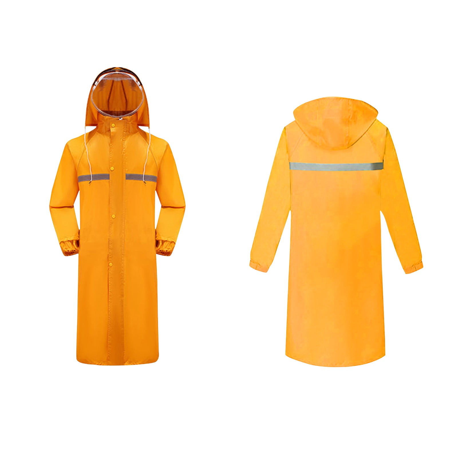 BXIRSM Custom Reflective Text Long One-piece Raincoat - Walmart.com