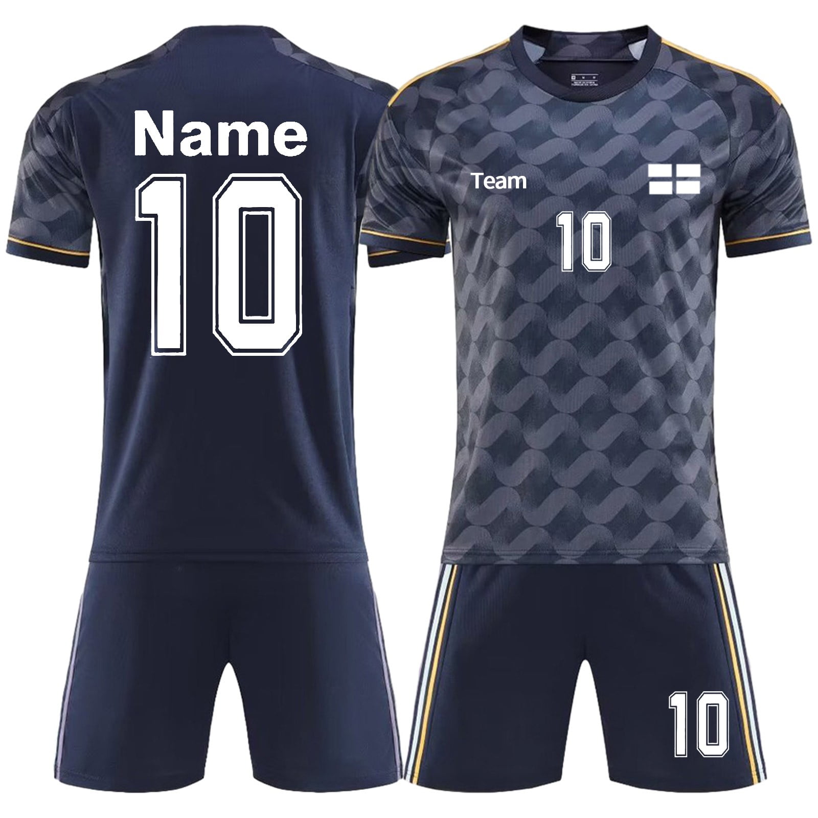 BXIRSM DIY Custom Adult And Children Two-piece Football Uniforms ...
