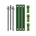 BXIRSM Heavy Duty Tree Stake Support Kit With Saber-Style Steel Ground ...