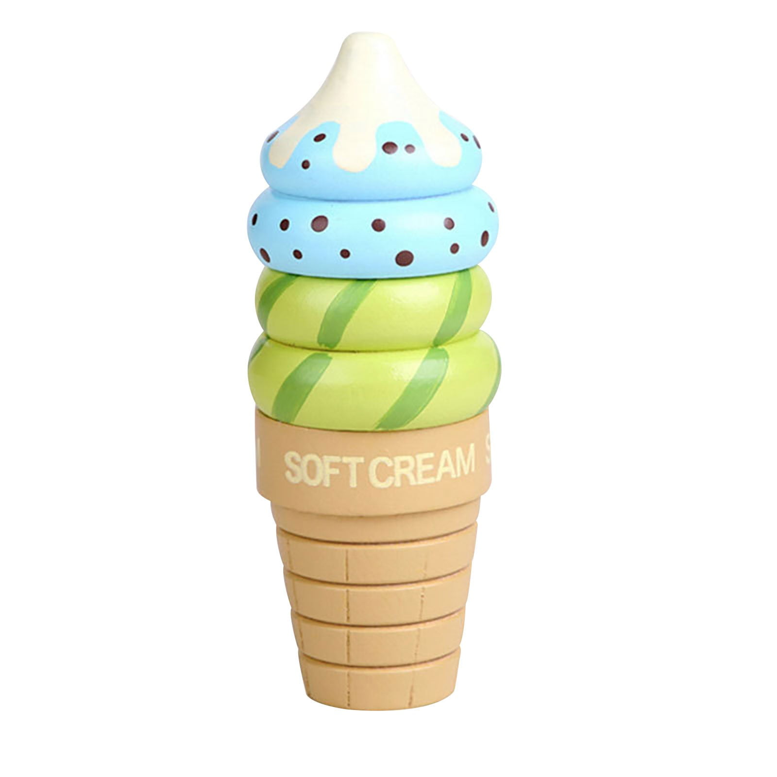 BXIRSM Ice Cream Cone Squishy Toy Soft Squeeze Stress Relief for Kids ...