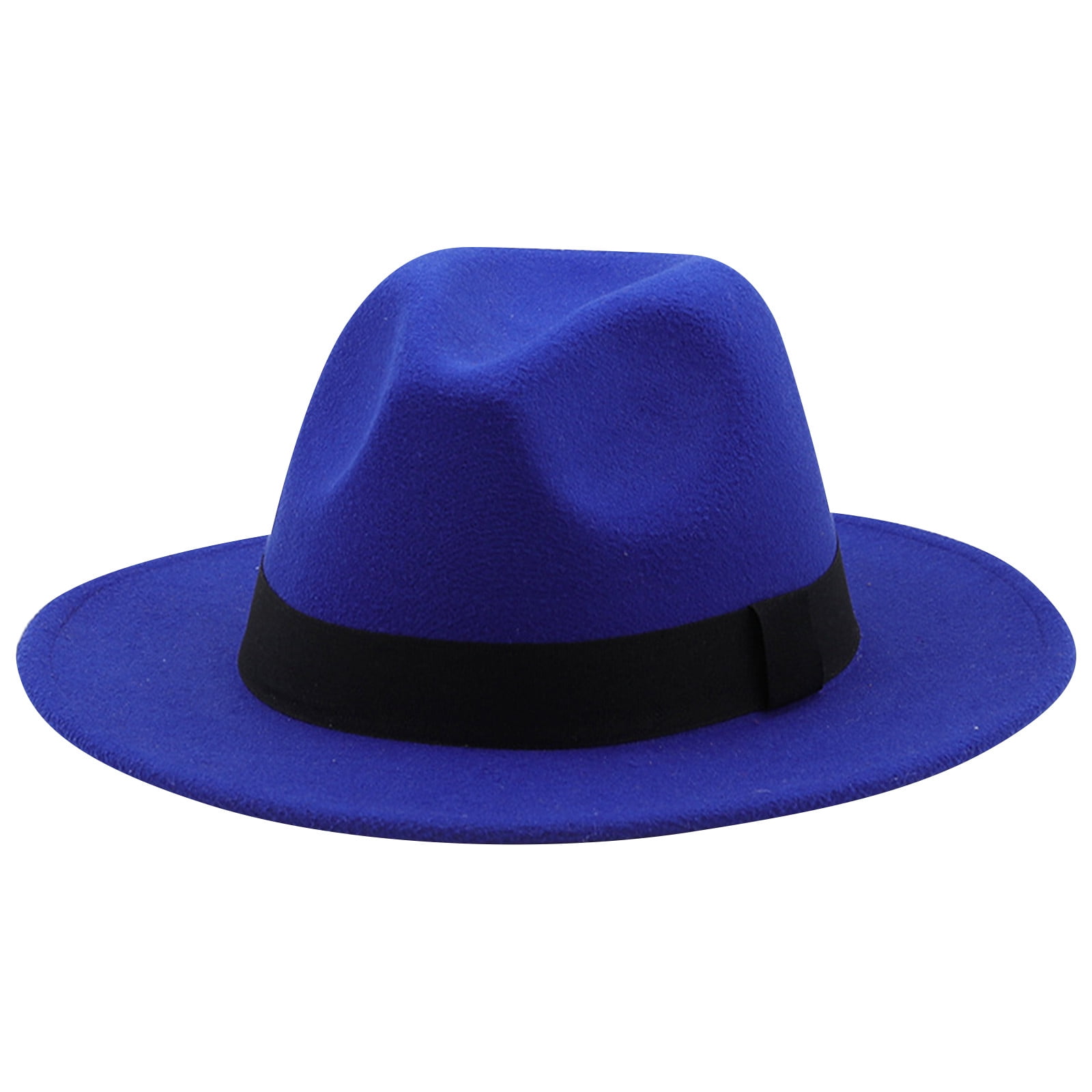BXIRSM Jazz Hat, Top Hat, 3 Rivets Accessories, Solid Color Top Hat ...
