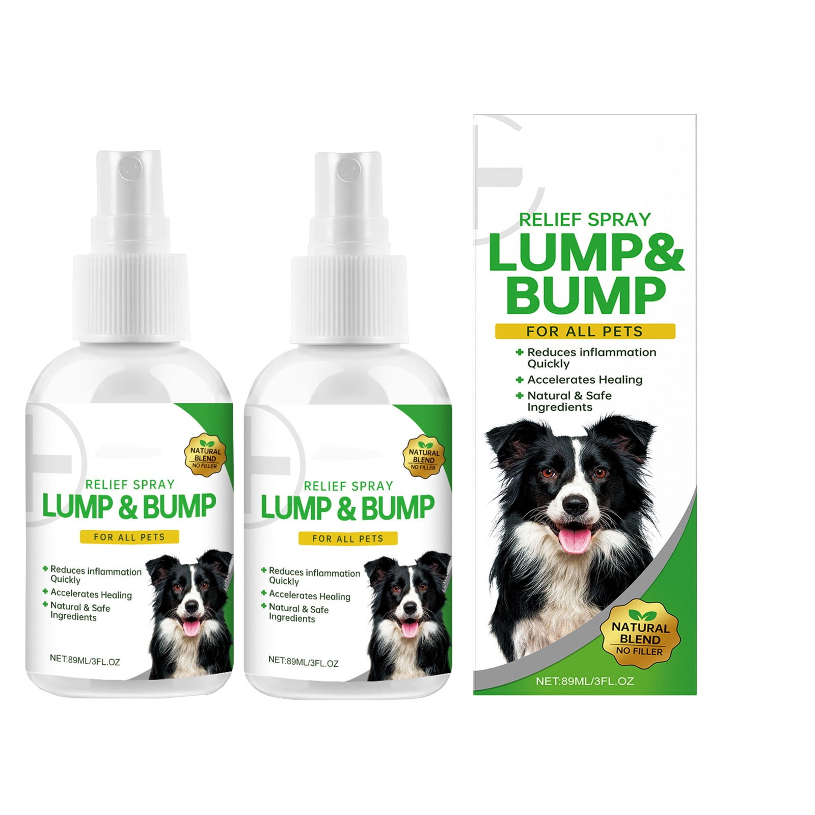 BXIRSM Pet Relief Spray for Lumps and Bumps Natural Soothing Solution ...