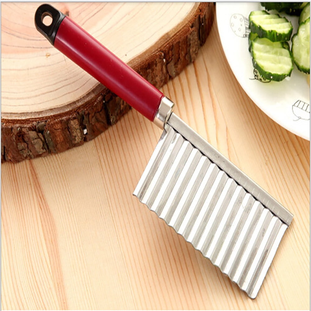 BXIRSM Potato Wavy Edged Tool Stainless Steel Kitchen Gadget Vegetable ...