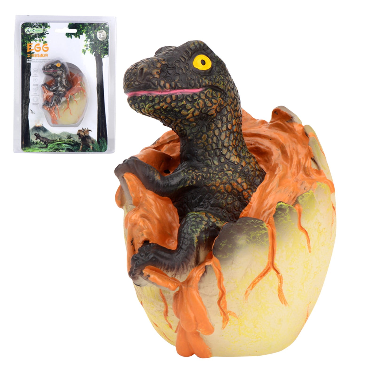 BXIRSM Realistic Dinosaur Egg Toy Hatching Dinosaur Model with ...