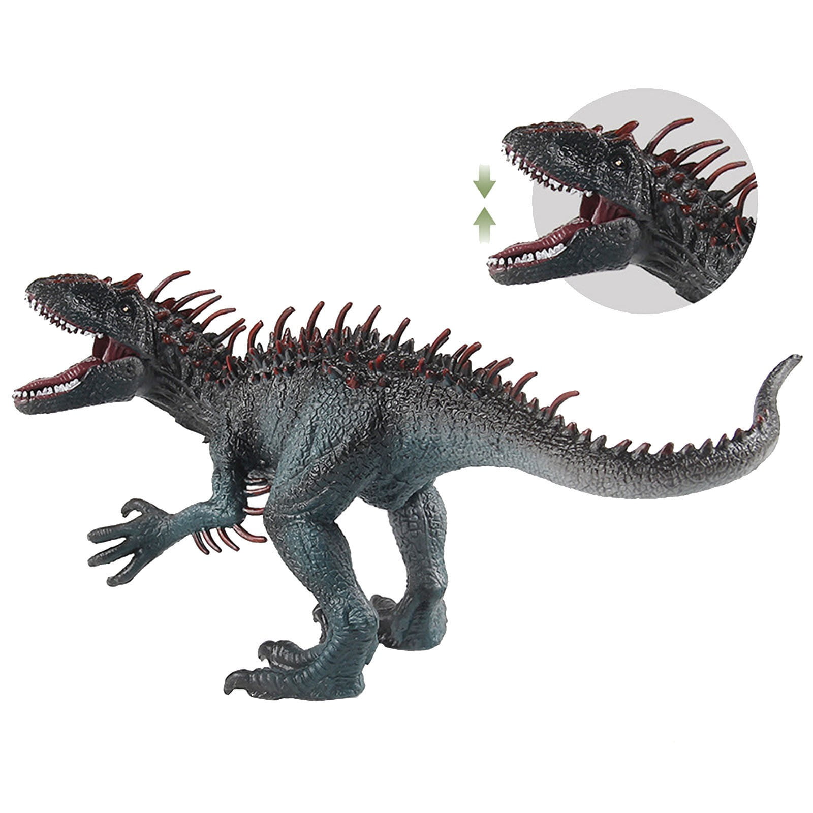 BXIRSM Realistic Dinosaur Toy Figure Indominus Rex Action Model with ...