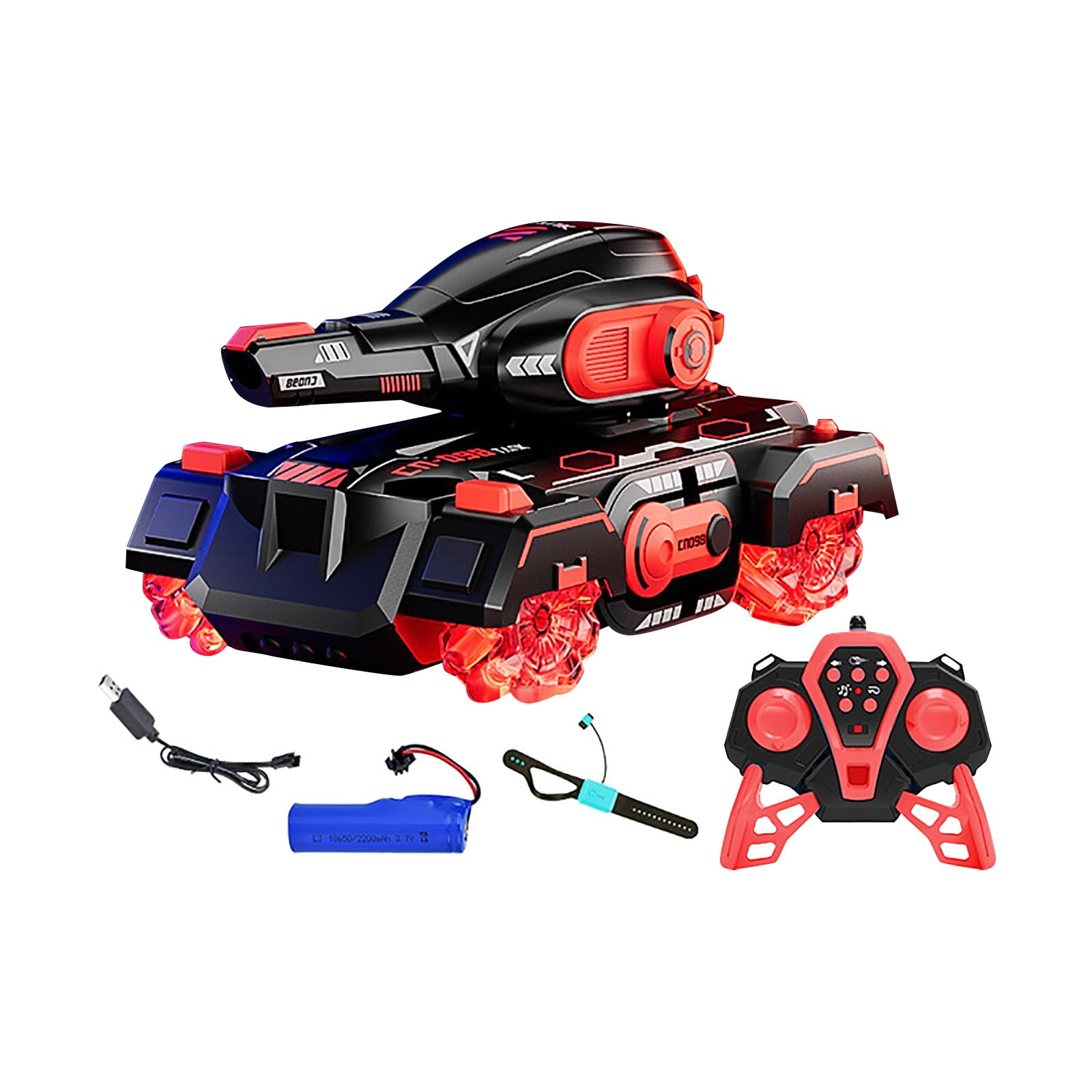 BXIRSM Remote Control Tank Car Toy with 360-Degree Rotation ...