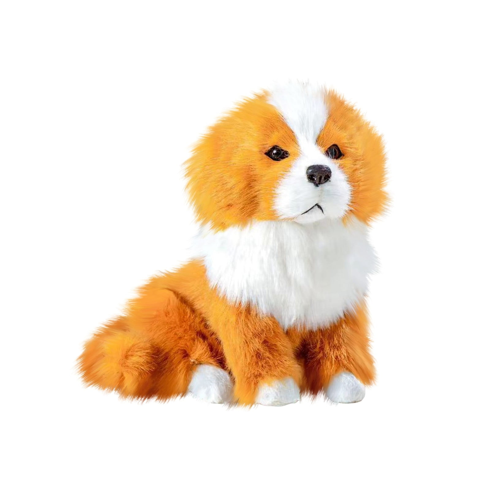BXIRSM Simulation Plush Dog Toy Realistic Lifelike Dog Puppy Stuffed ...