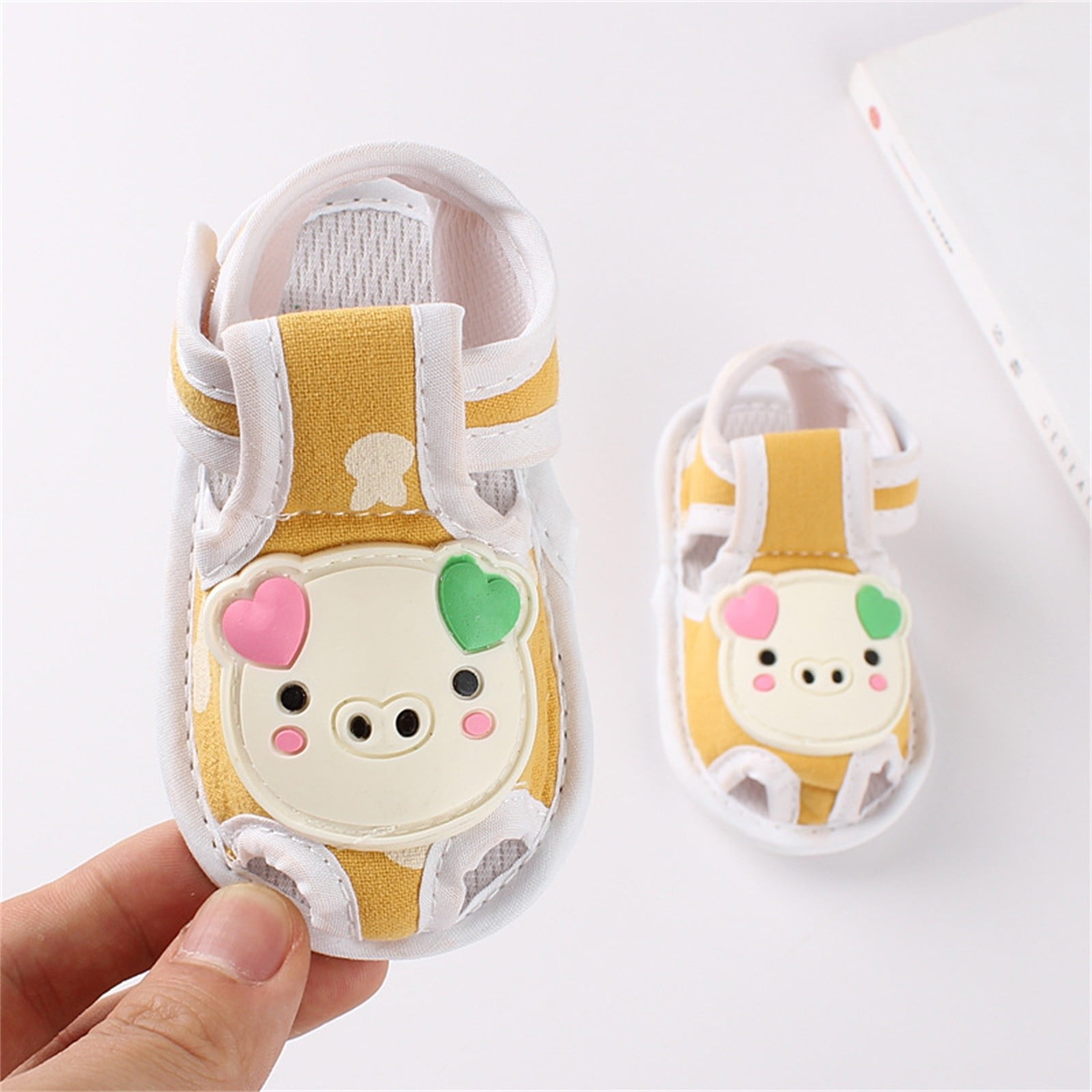 BXJX Baby Boys Girls Cartoon Sandals- Pig Soft Sole Summer Closed-Toe ...