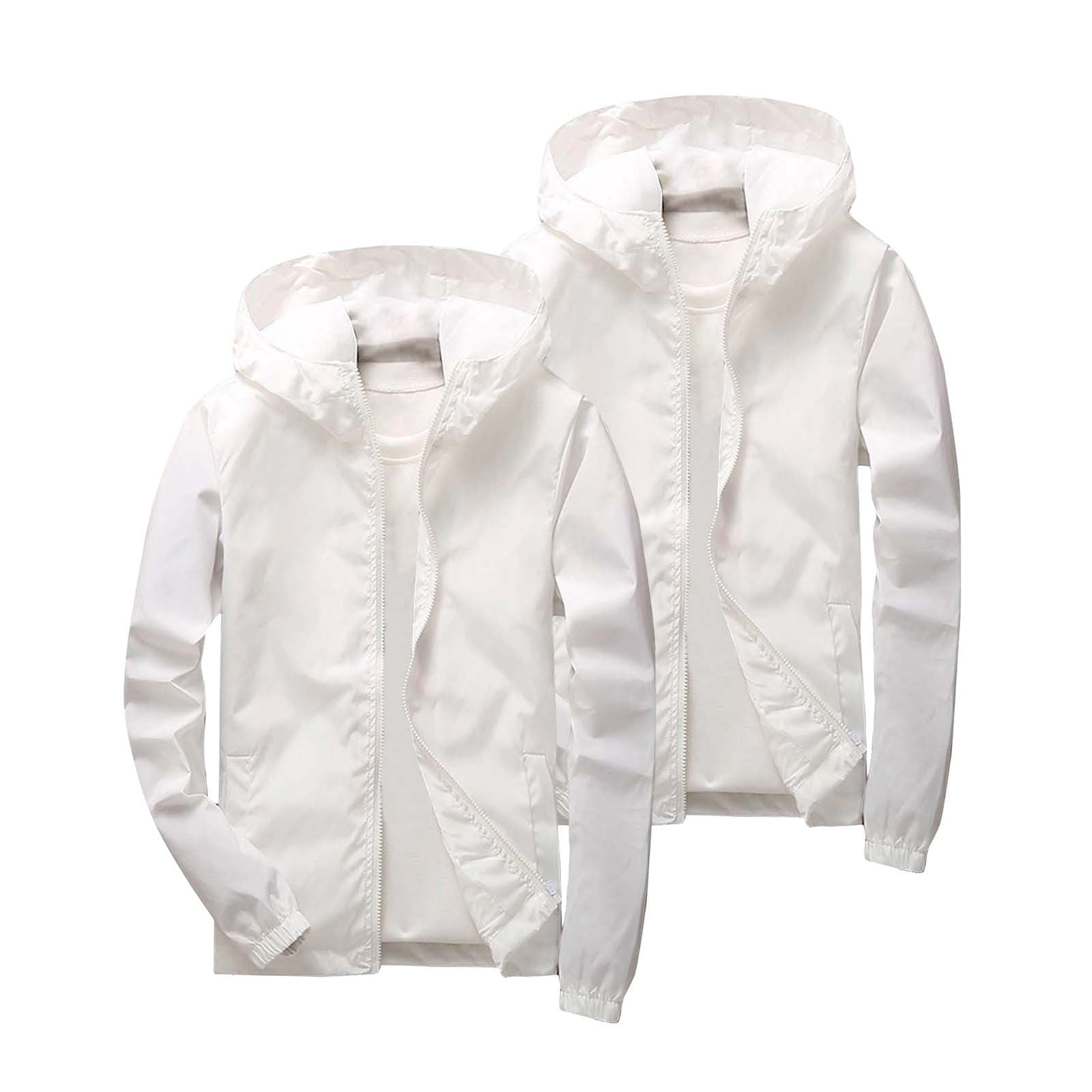 BXJX Girls Rain Jackets, 2 PC Hooded Long Sleeve Windproof Kids ...