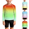 BXJX Boys Sun Protection Shirts Size 8 T, Quick Dry Gradient Long ...
