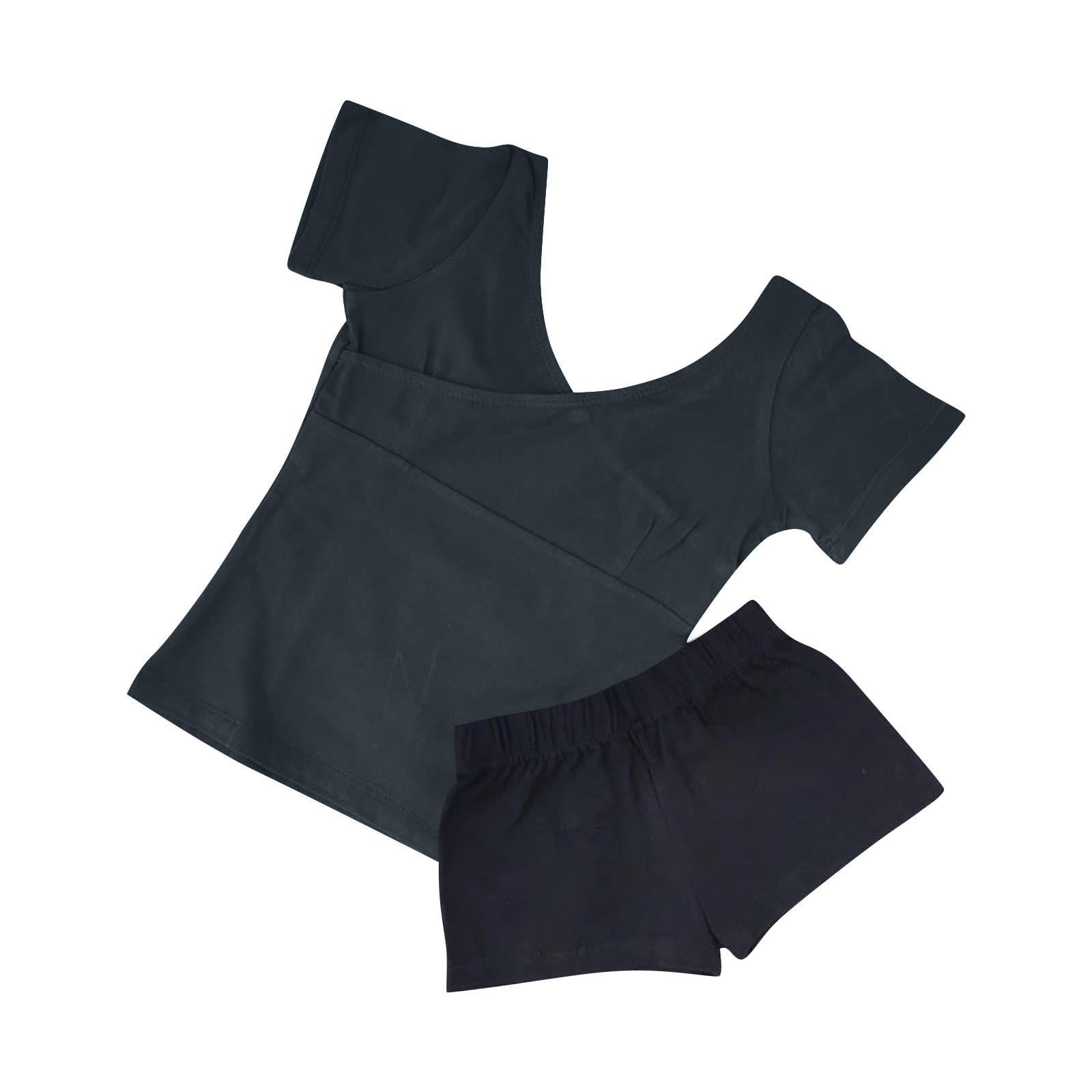BXJX Girls Cotton Outfits- Casual 2-Piece Summer Dance Practice Sets ...