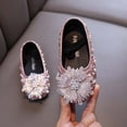BXJX Girls Dress Shoes, Non Slip Flat Heel Closed Toe Dance Kids ...