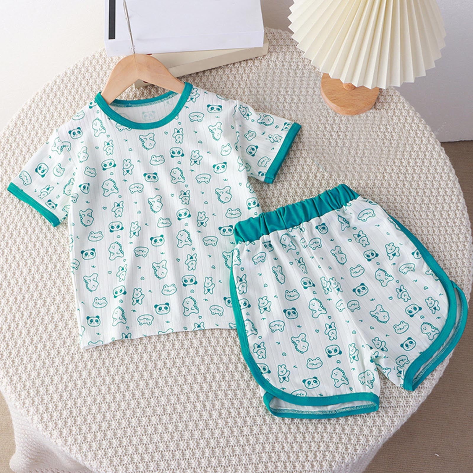 BXJX Girls Grafhic Tees and Shorts Outfit Sets- Cotton 2-Piece Short ...