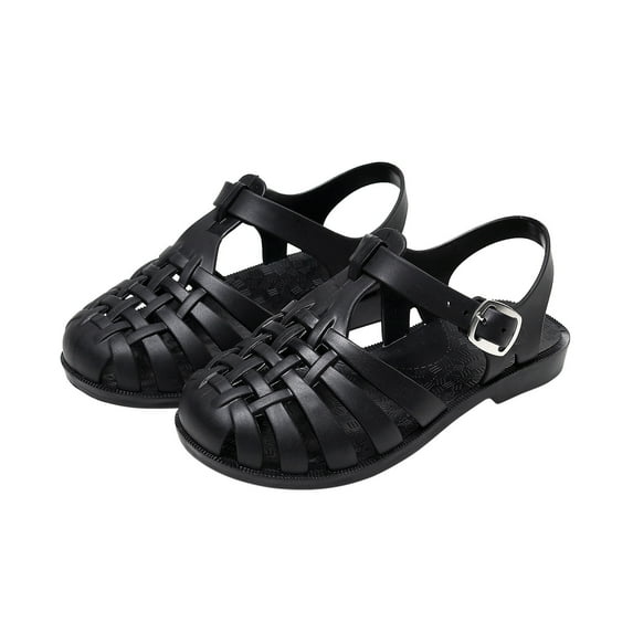 BXJX Girls Jelly Sandals , Comfortable Closed Toe Slip-Resistant ...