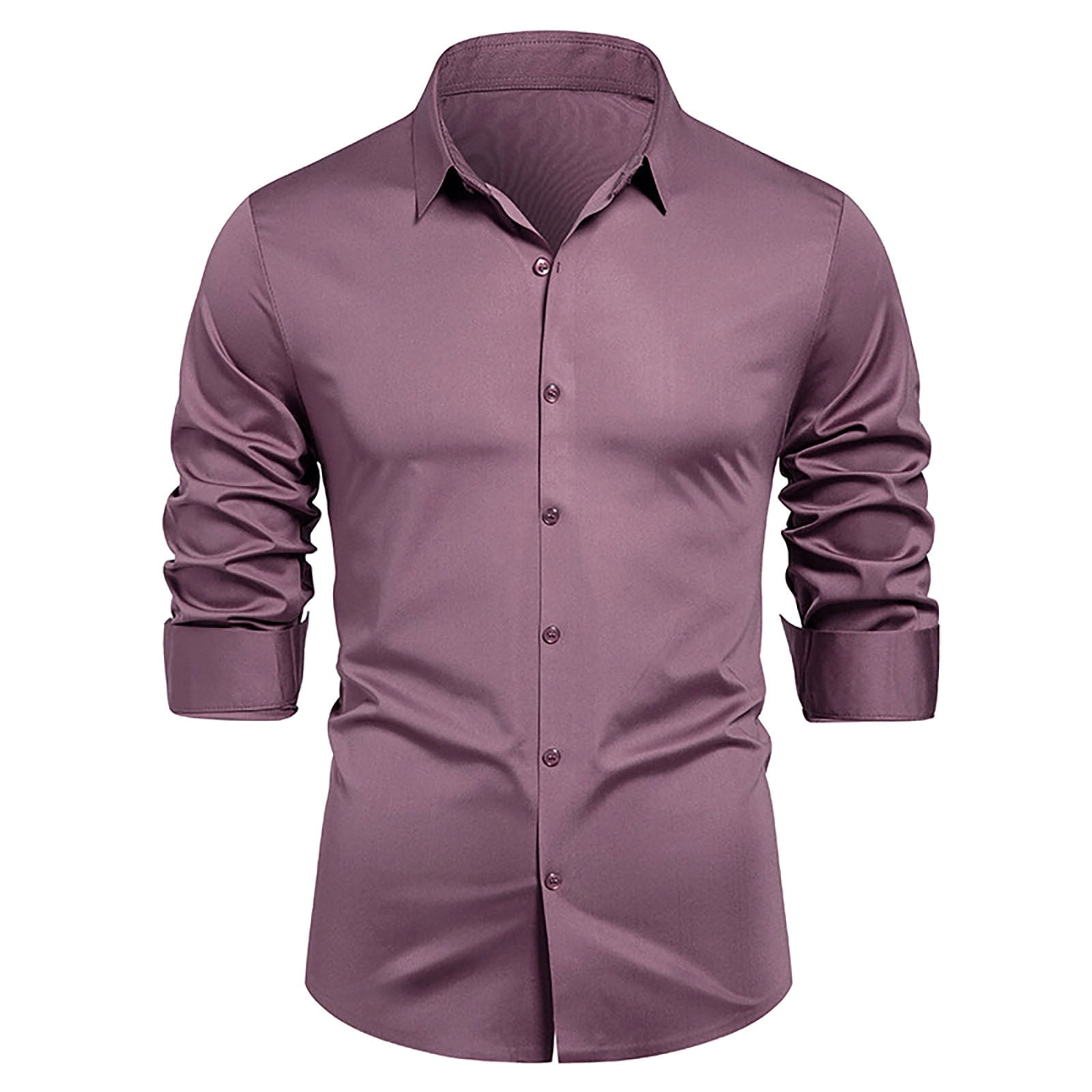 Fnooota Men's Casual Button Up Shirts, Summer Work Relaxed Fit Colored ...