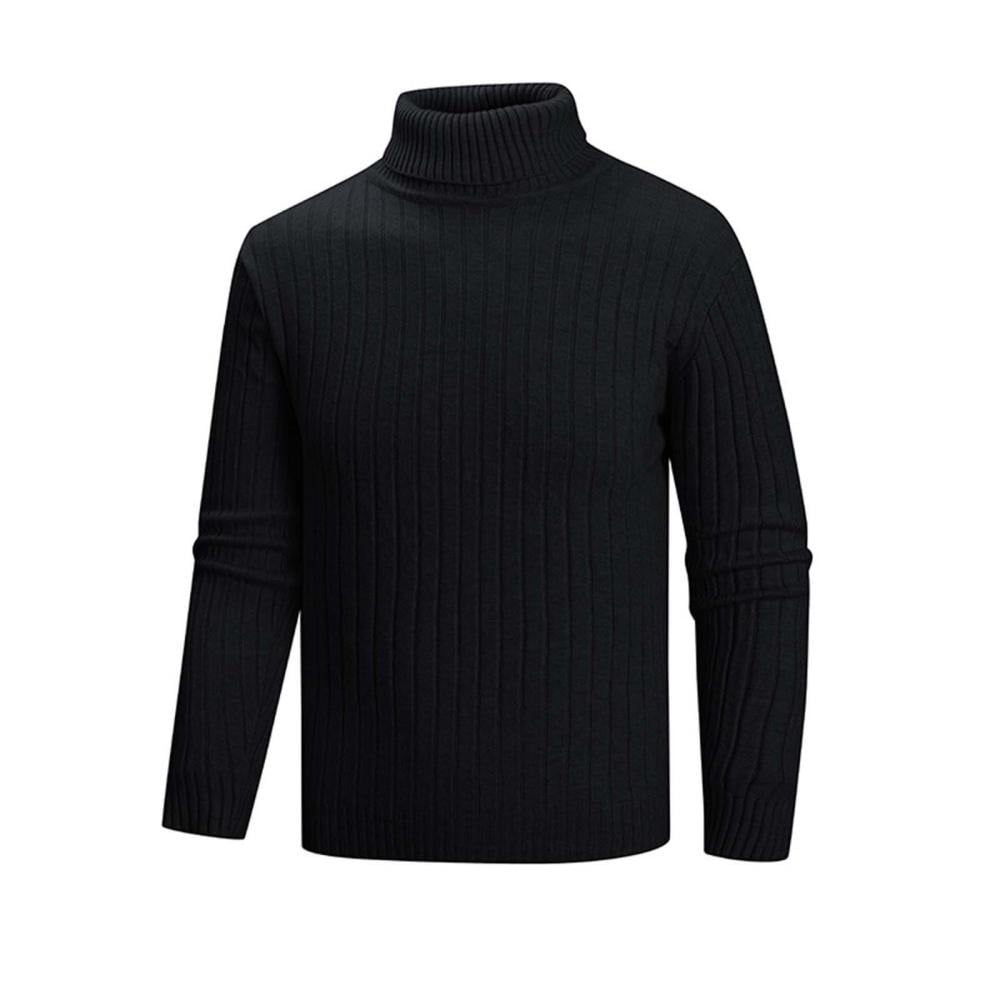BXJX Mens High Neck Sweaters- Fall Winter Thermal Slim Fit Long Sleeve ...