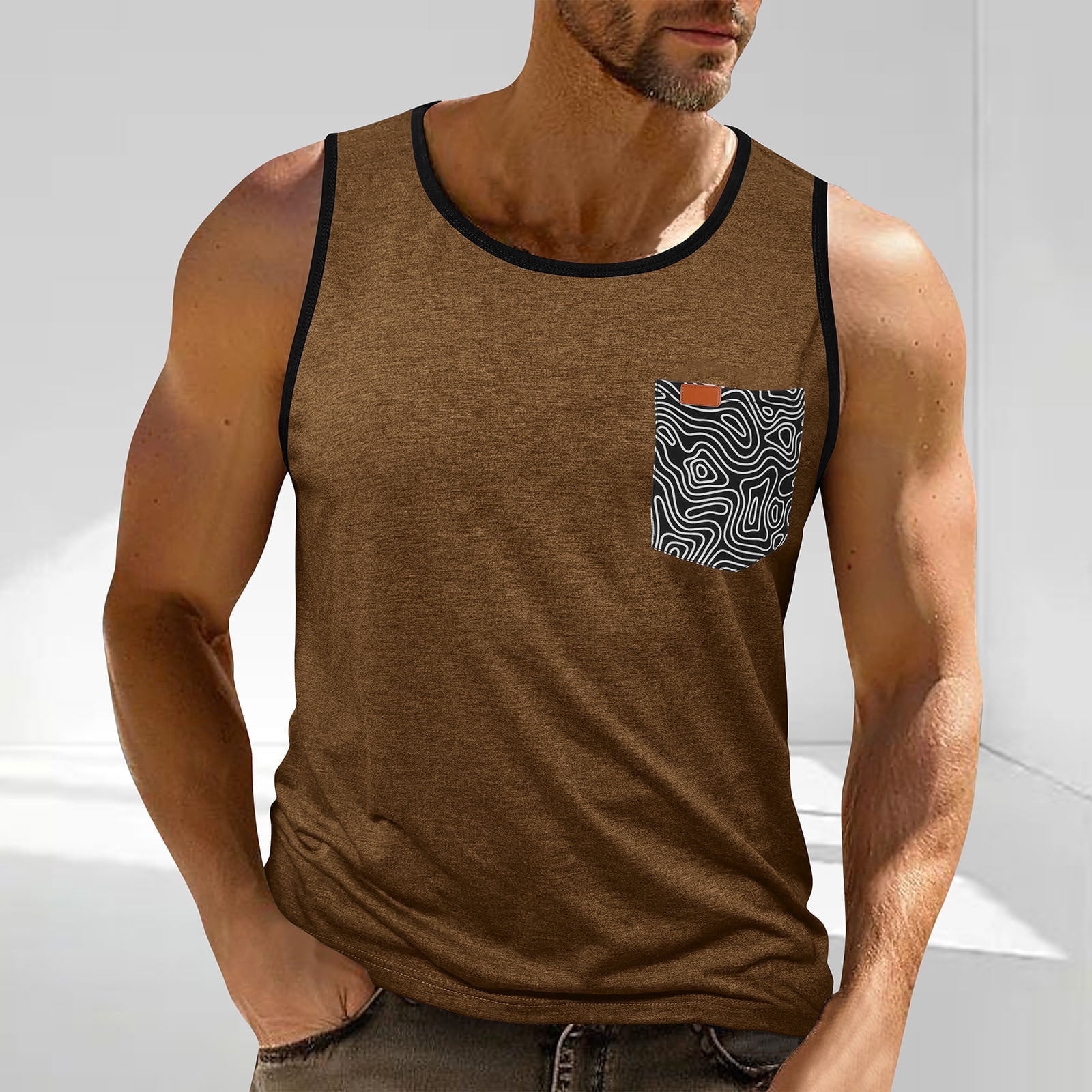 BXJX Mens and Big & Tall Gym Tank Tops- Breathable Athletic Workout ...