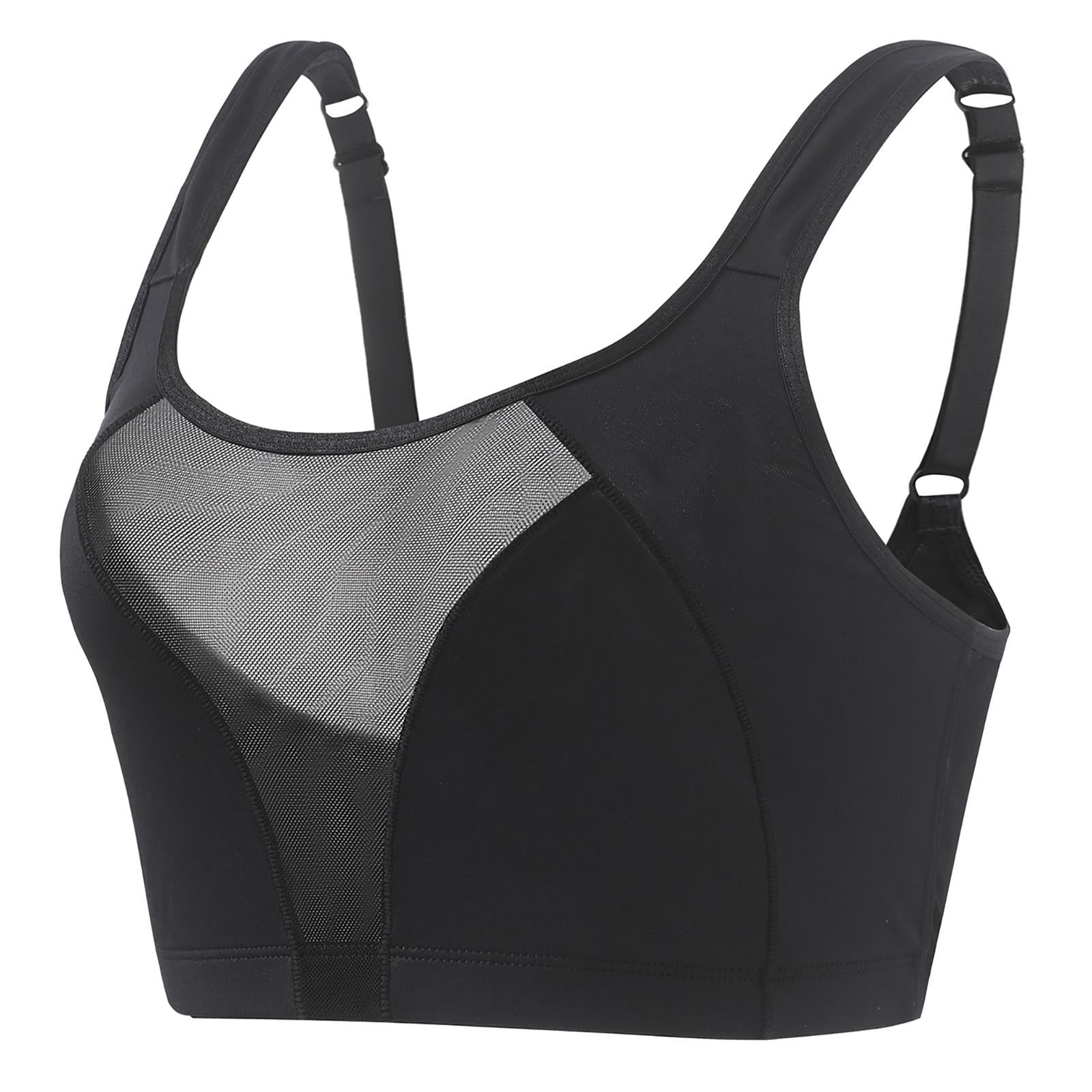 BXJX Womens Sports Bra Breathable Fitness Bra with Large Chest and ...