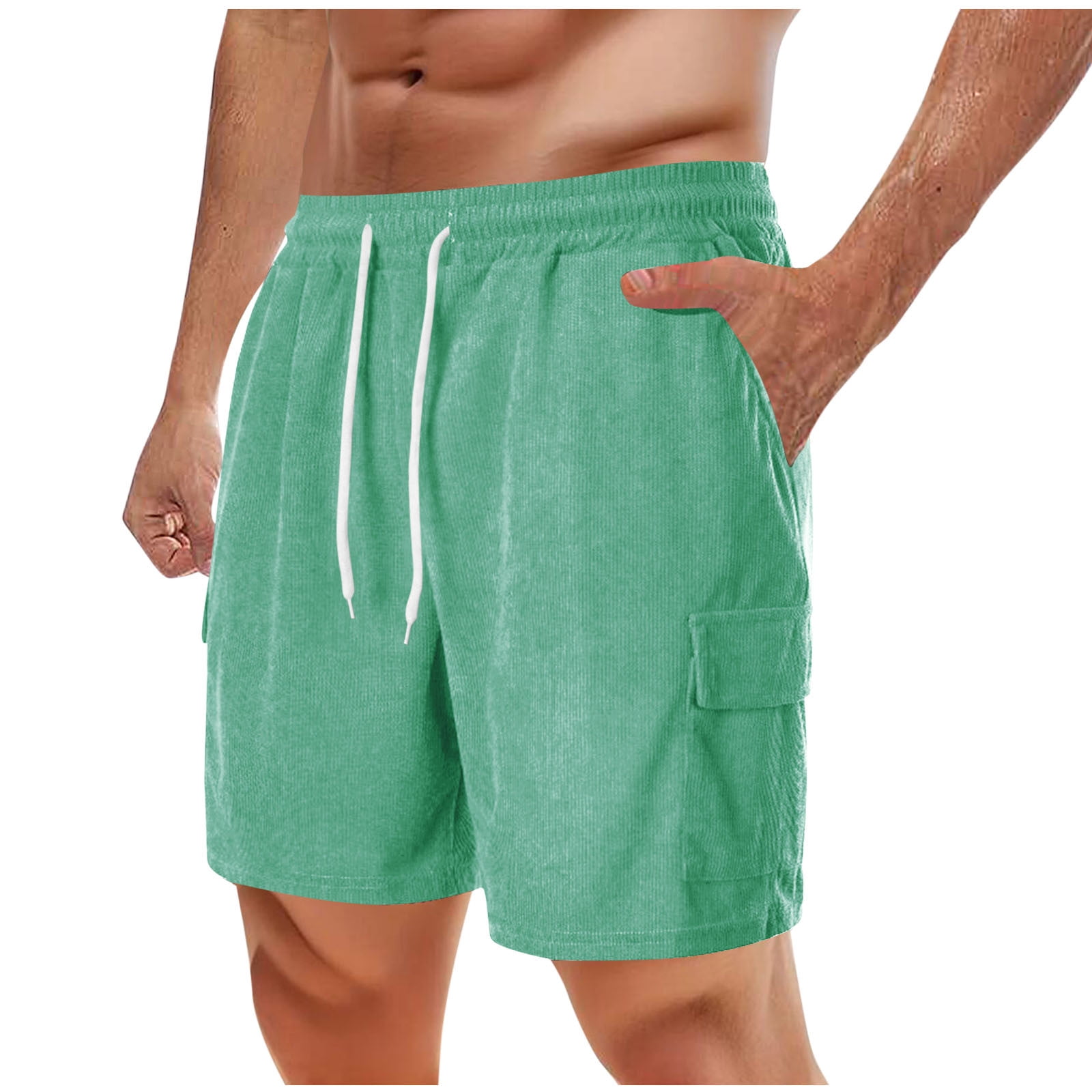 BXJX Workout Shorts for Men 2025, Sports Summer Flex Waist Drawstring ...