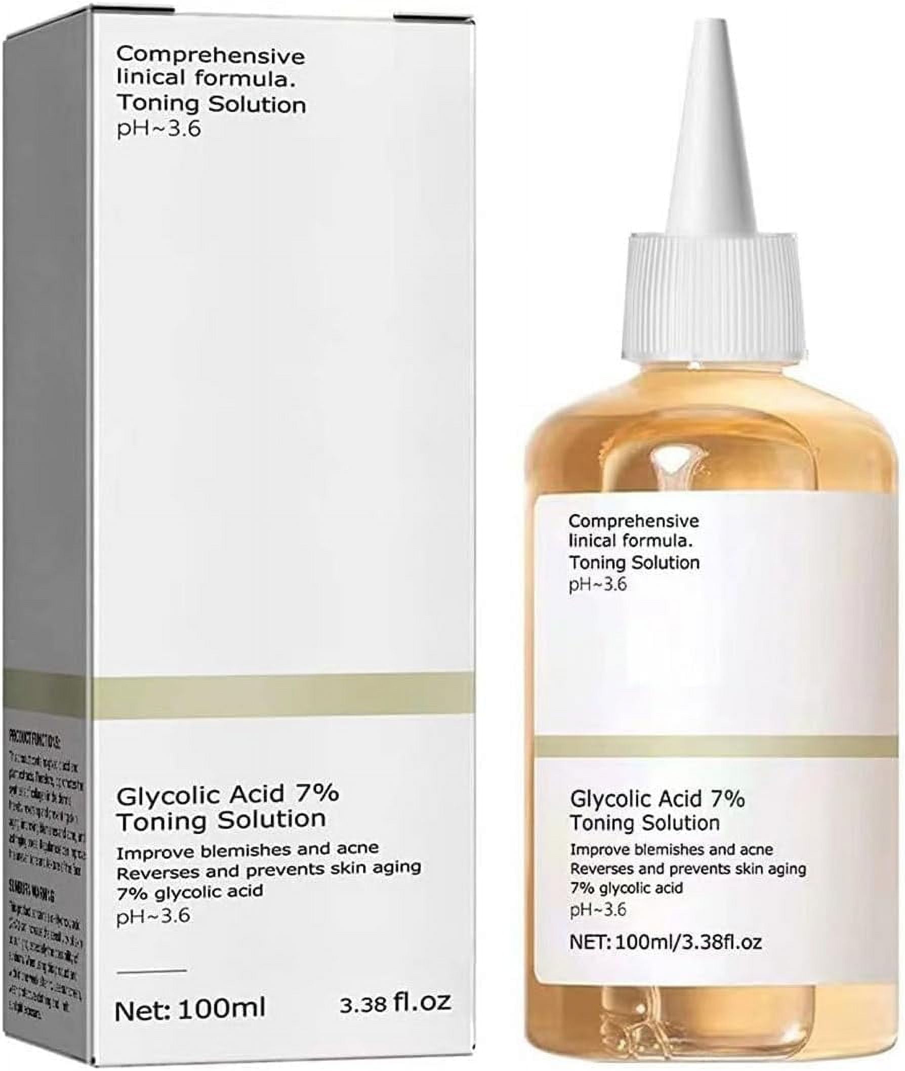 BXSM 100ML Glycolic Acid 7% Exfoliation Toner, Hydrates Moisturizing ...