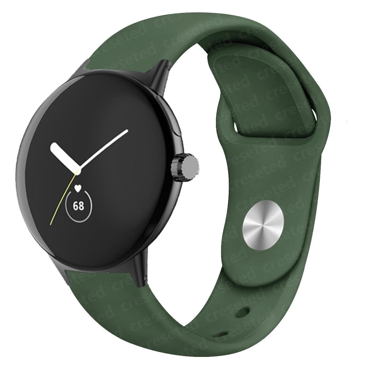 BXUXOHS (1Pack/3Pack) Elastic Silicone Bands for Google Pixel Watch ...
