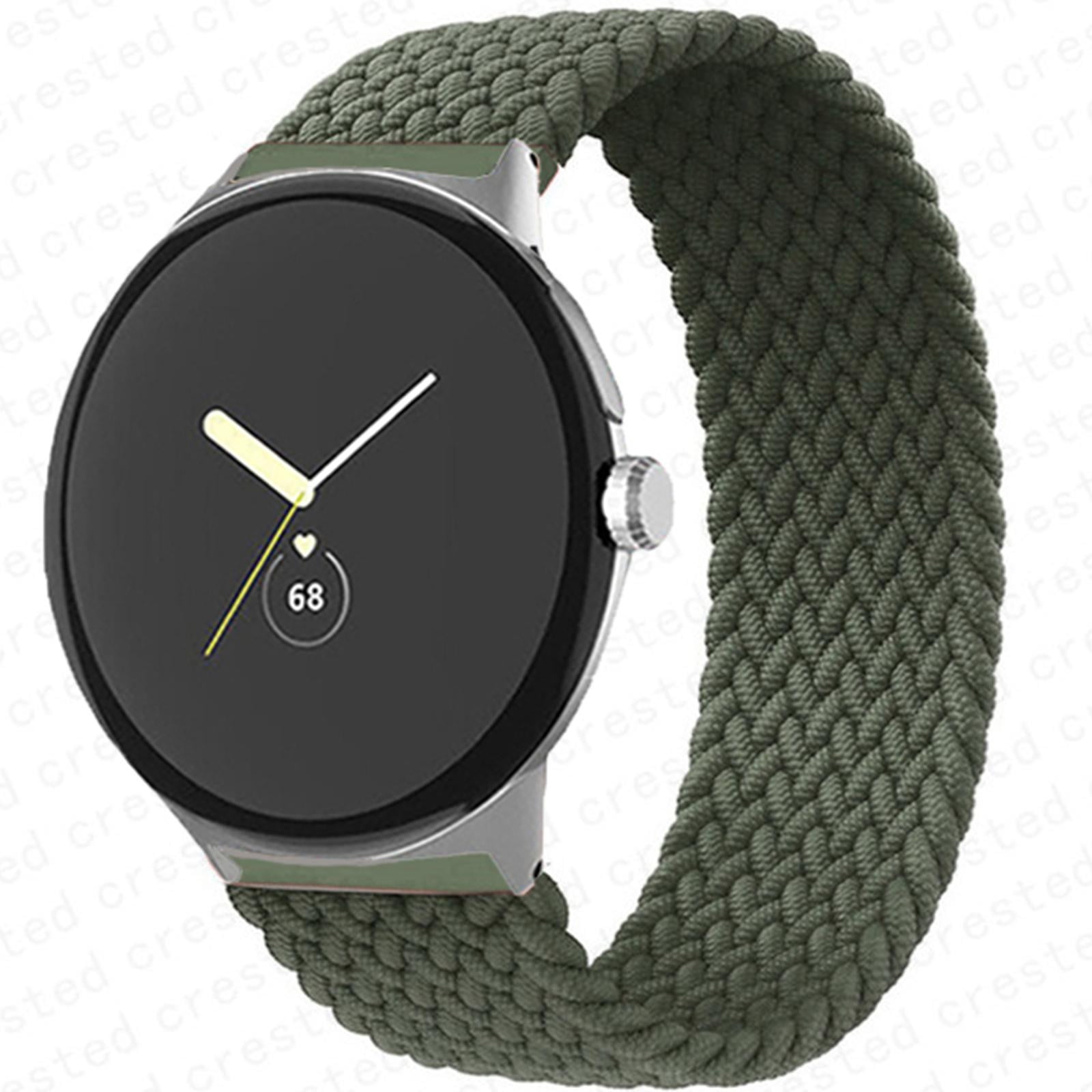BXUXOHS Braided Bands Solo Loop Compatible with Google Pixel Watch ...