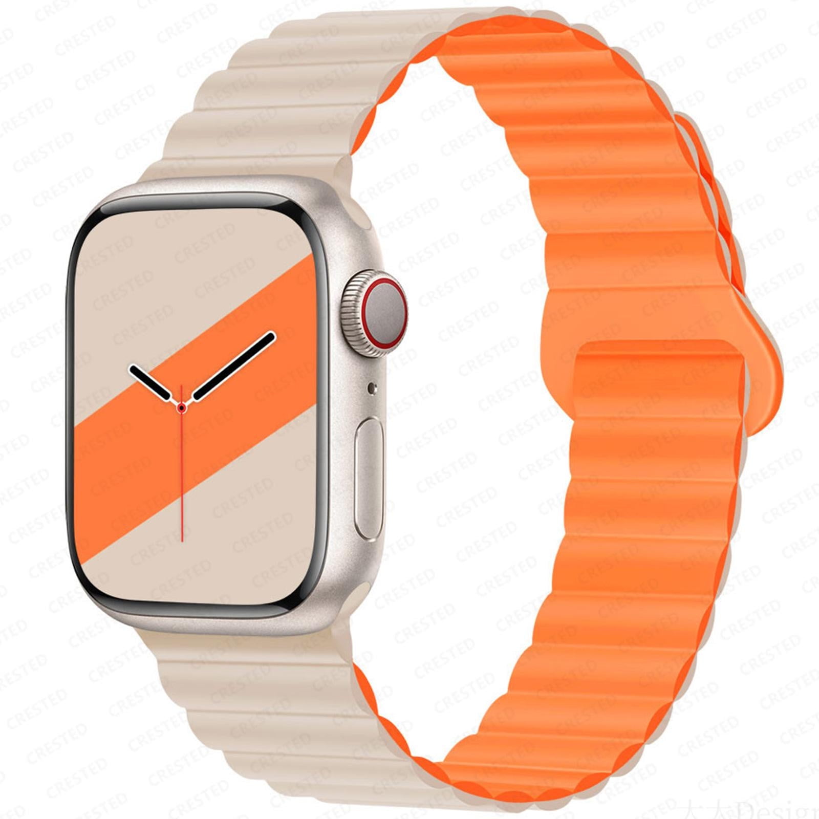 BXUXOHS Double Sided Wearable Silicone Magnetic Loop Bands,Compatible ...