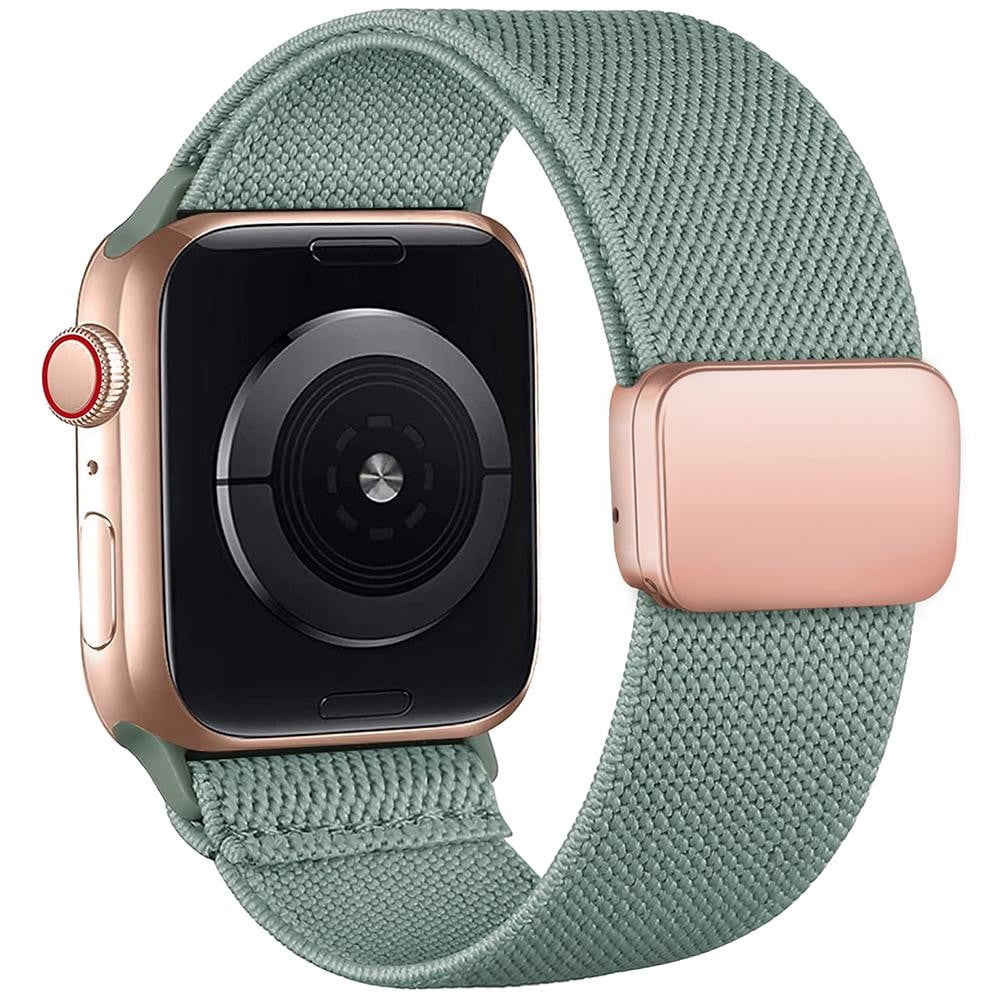 BXUXOHS Stretchy Braided Loop Compatible with Apple Watch Band iWatch ...