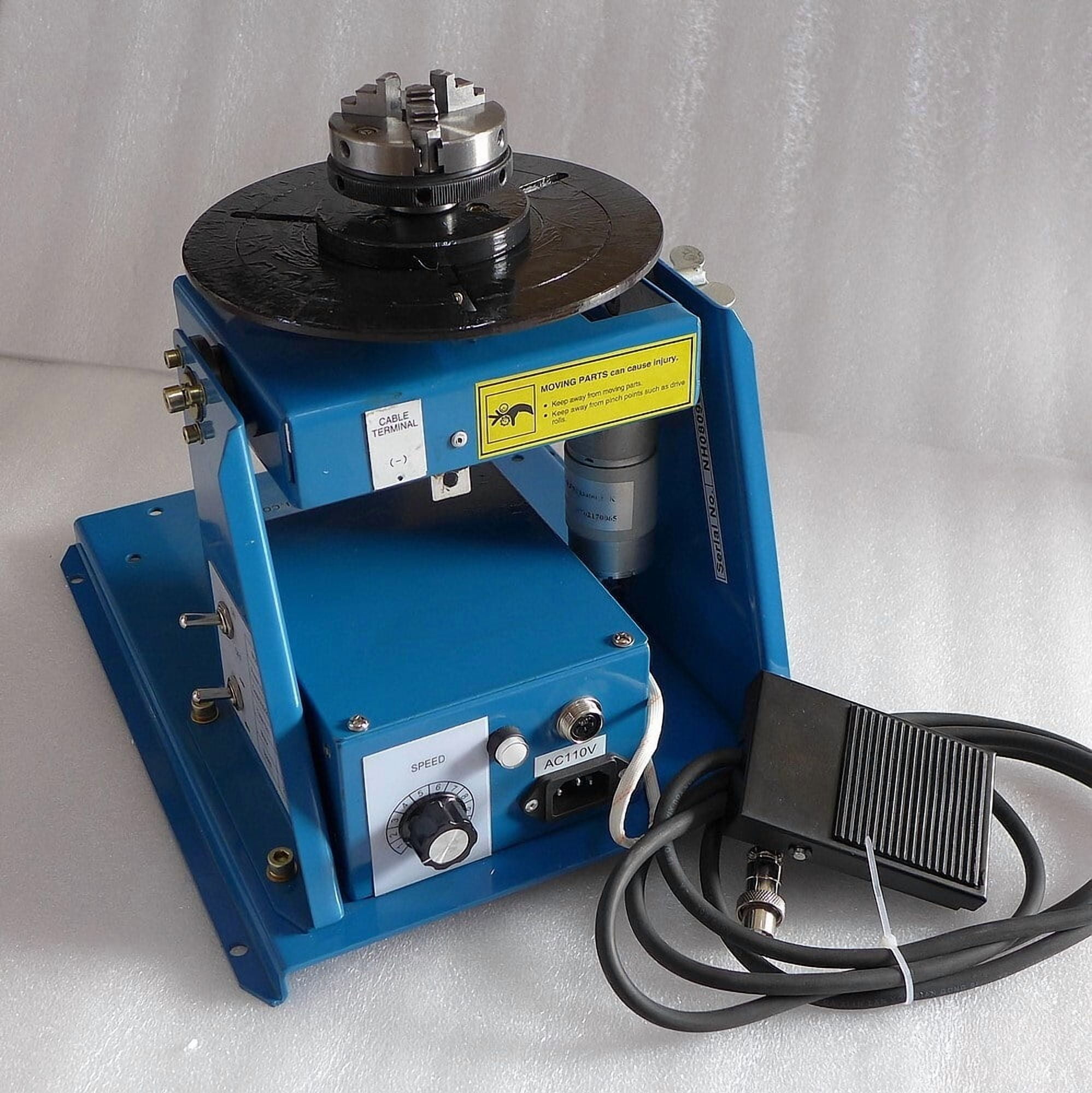 BY-10 Mini Welding Positioner Turntable Table 3 Jaw Lathe Chuck K01-63 ...
